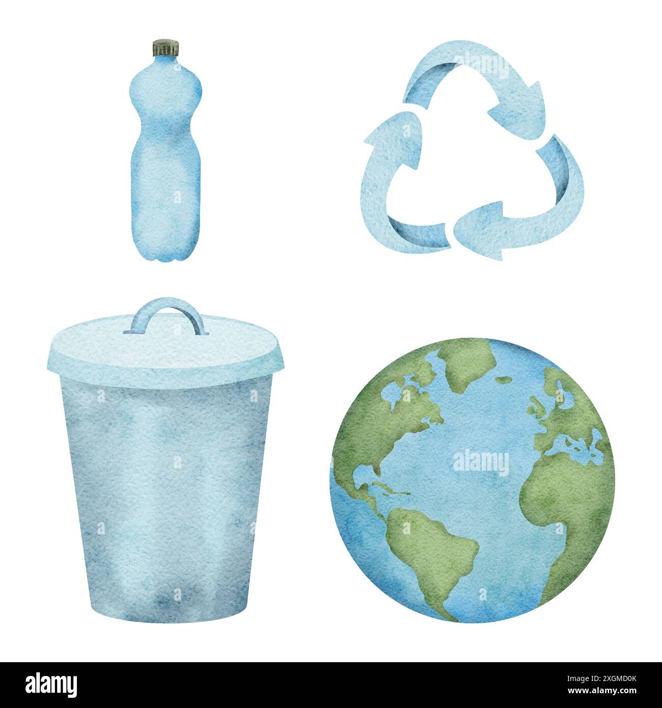 Recycle bin clipart hi-res stock photography and images - Alamy