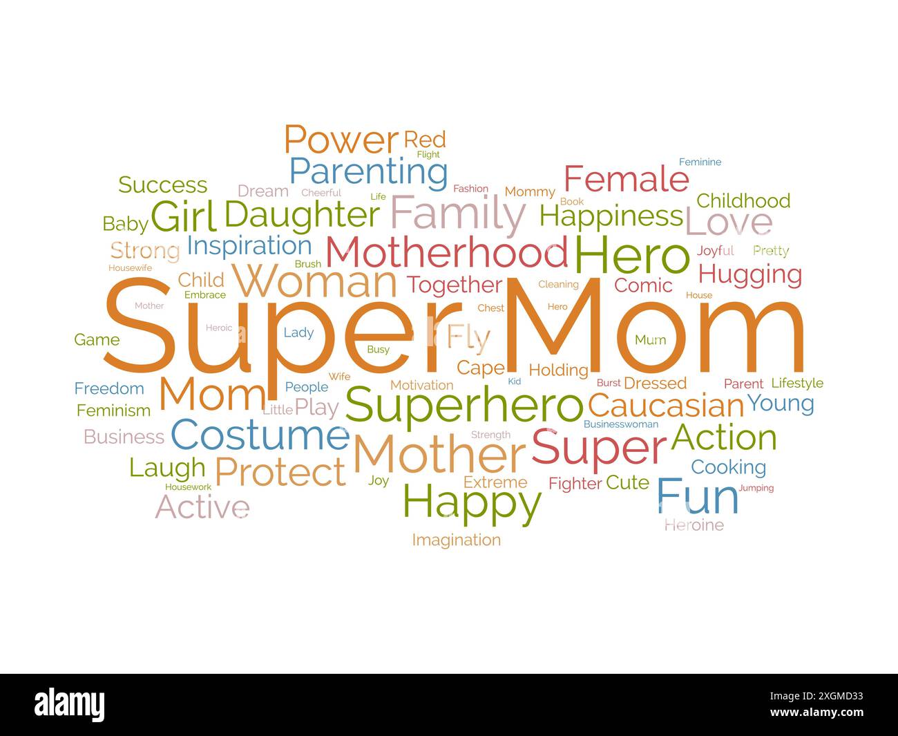 Super Mom wordcloud template. Mom Love concept vector background Stock ...