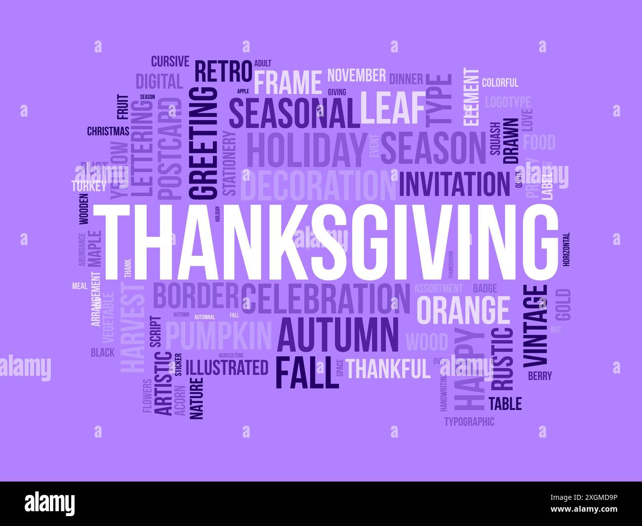 Fall autumn word cloud concept hi-res stock photography and images - Alamy