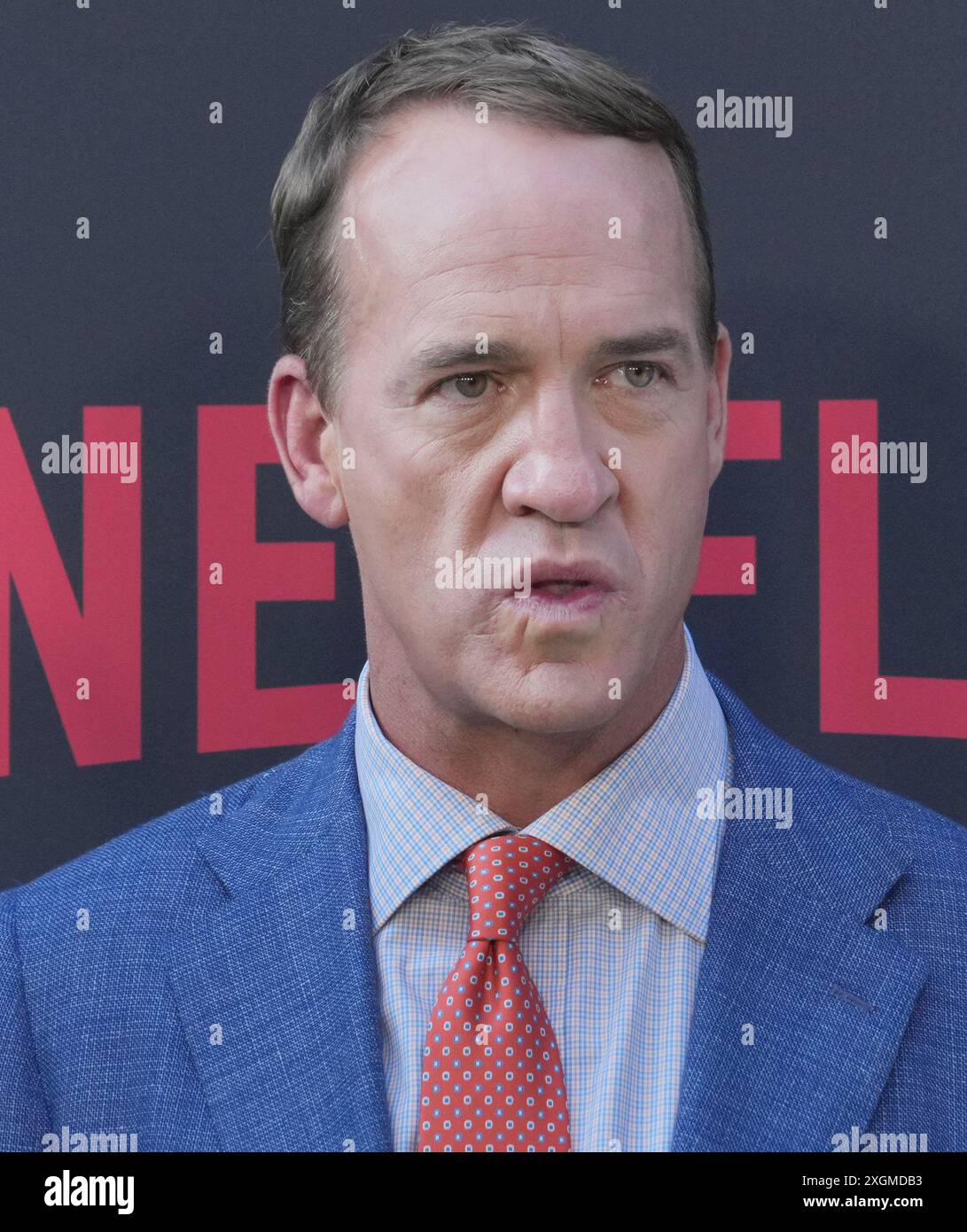 Los Angeles, USA. 09th July, 2024. Peyton Manning at the Netflix's ...