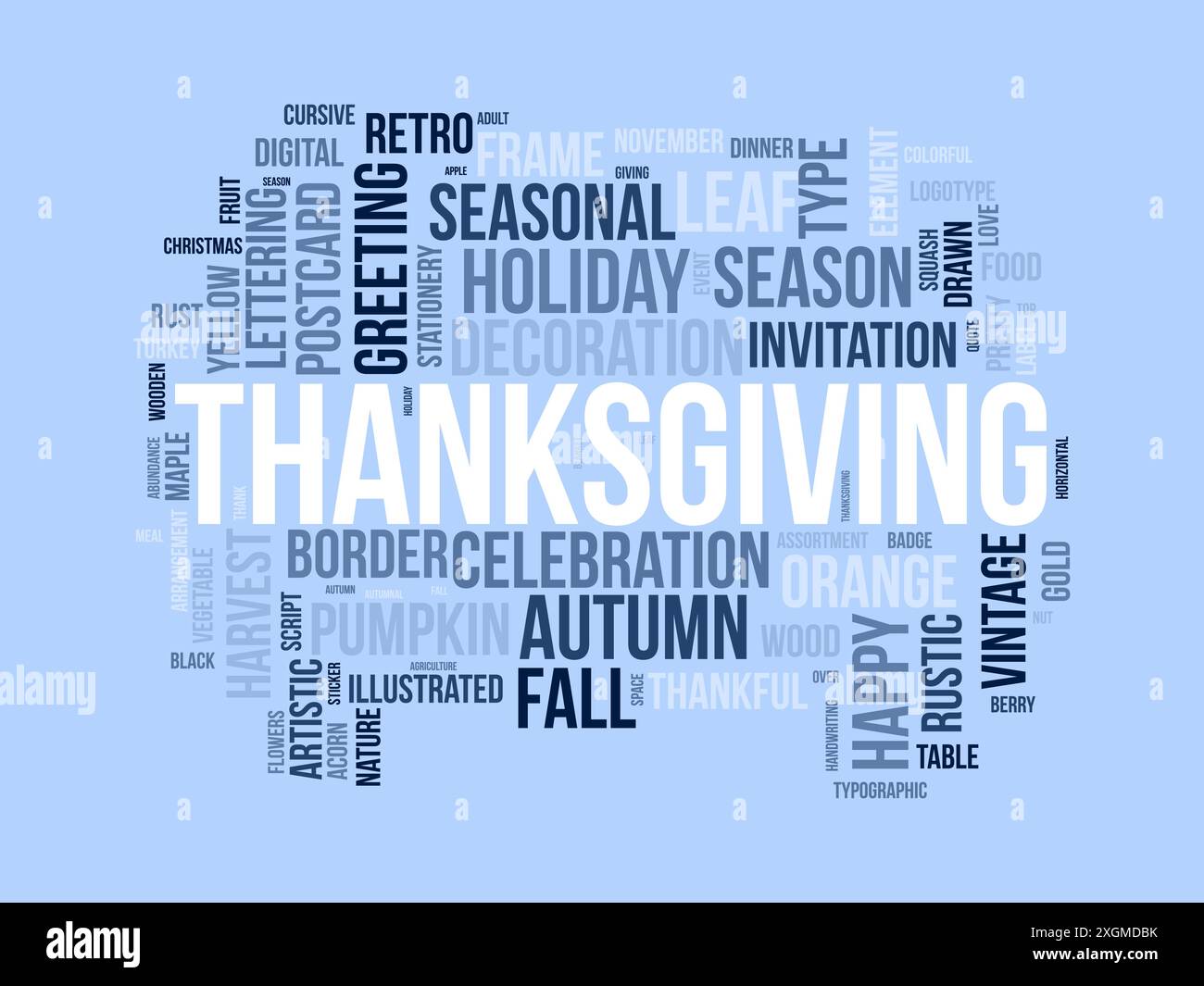 Fall autumn word cloud concept hi-res stock photography and images - Alamy