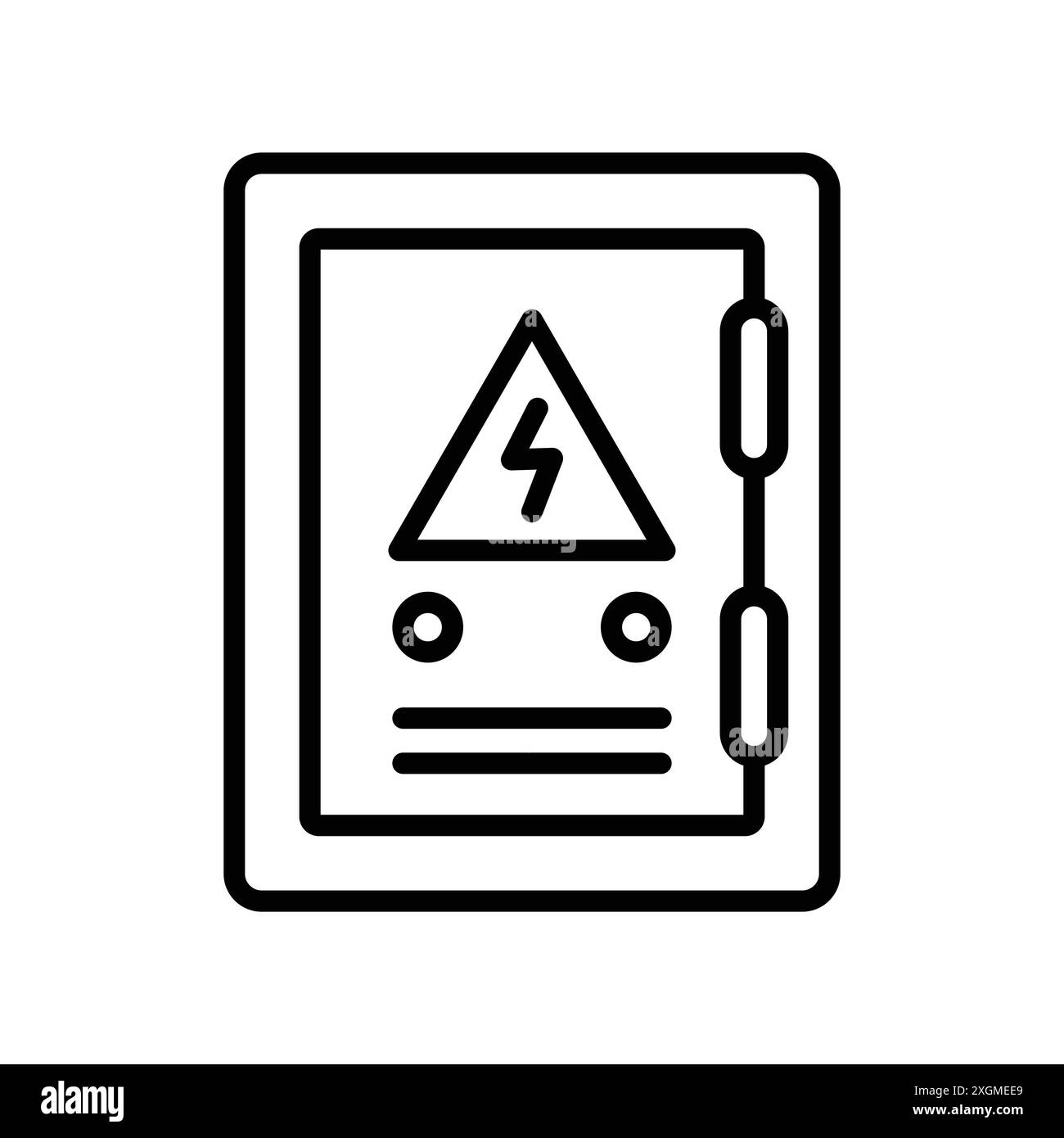 electrical panel icon vector design template in white background Stock ...