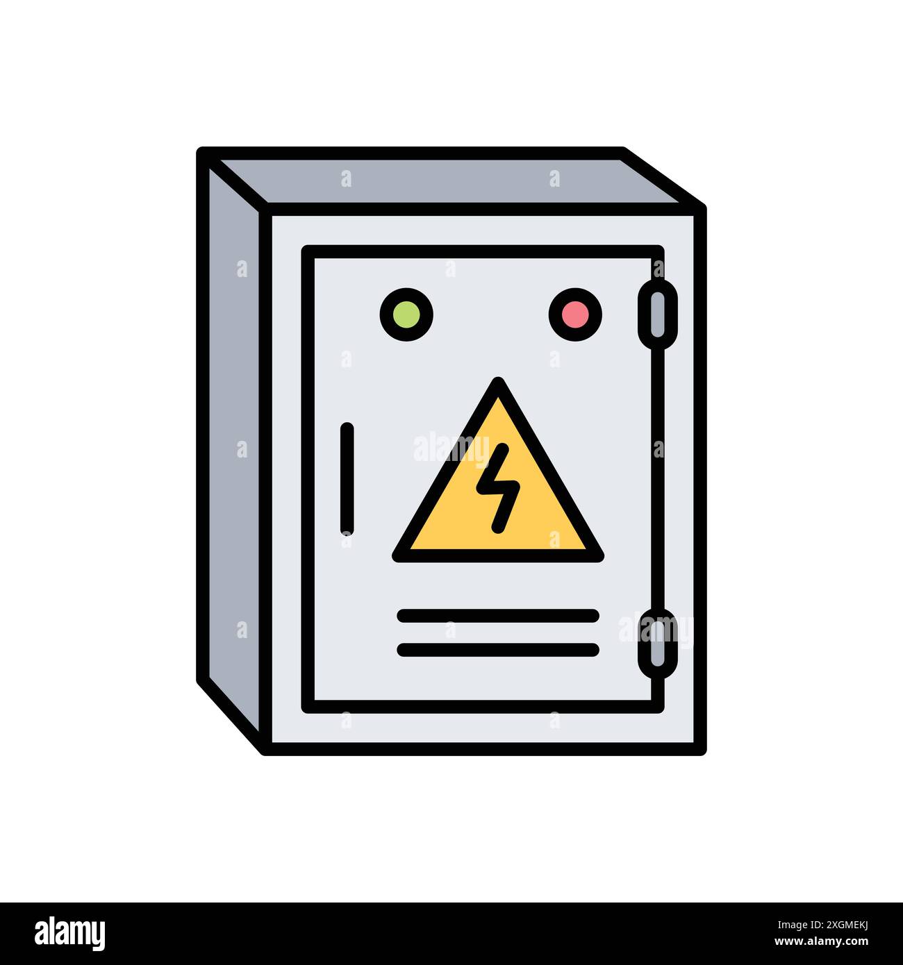 electrical panel icon vector design template in white background Stock ...