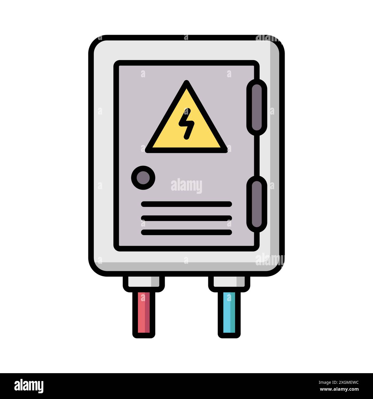 electrical panel icon vector design template in white background Stock ...