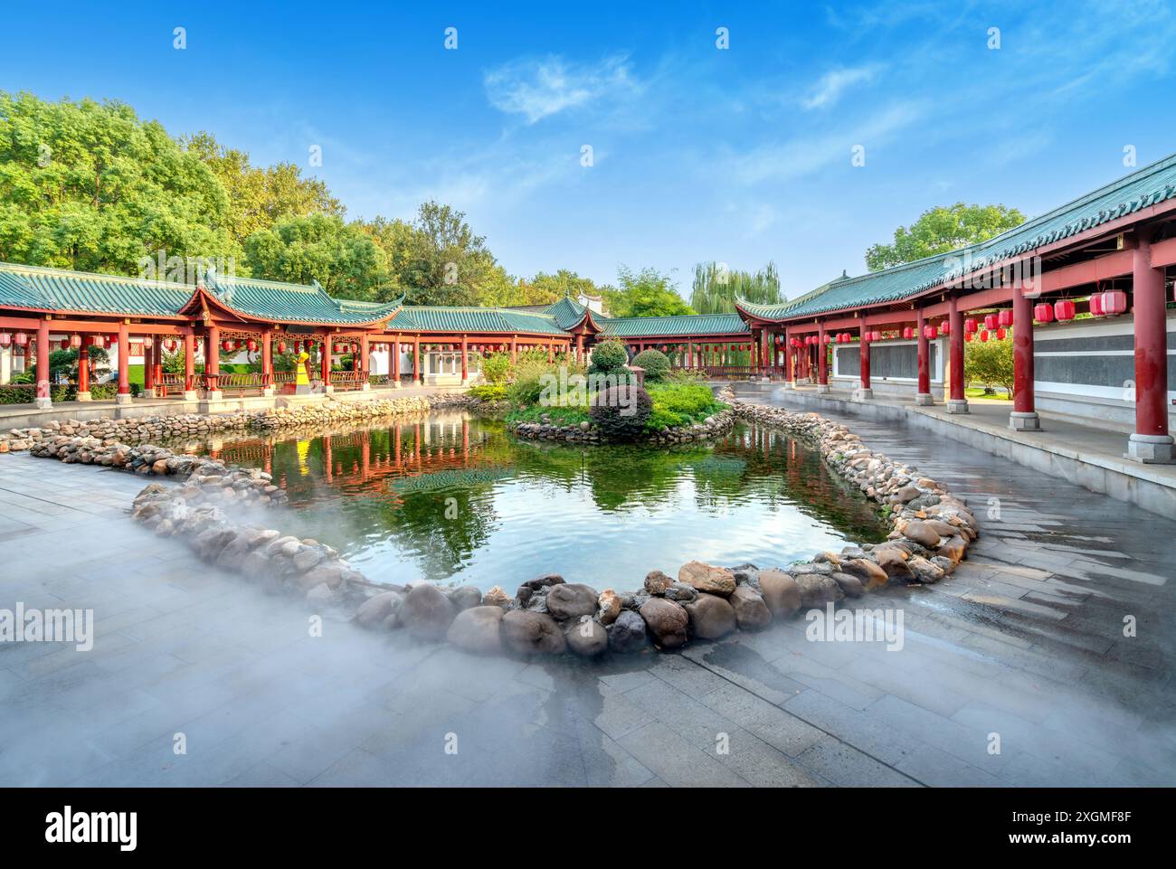 Chinese-style historical building in Yueyang Tower Park, Yueyang, China ...