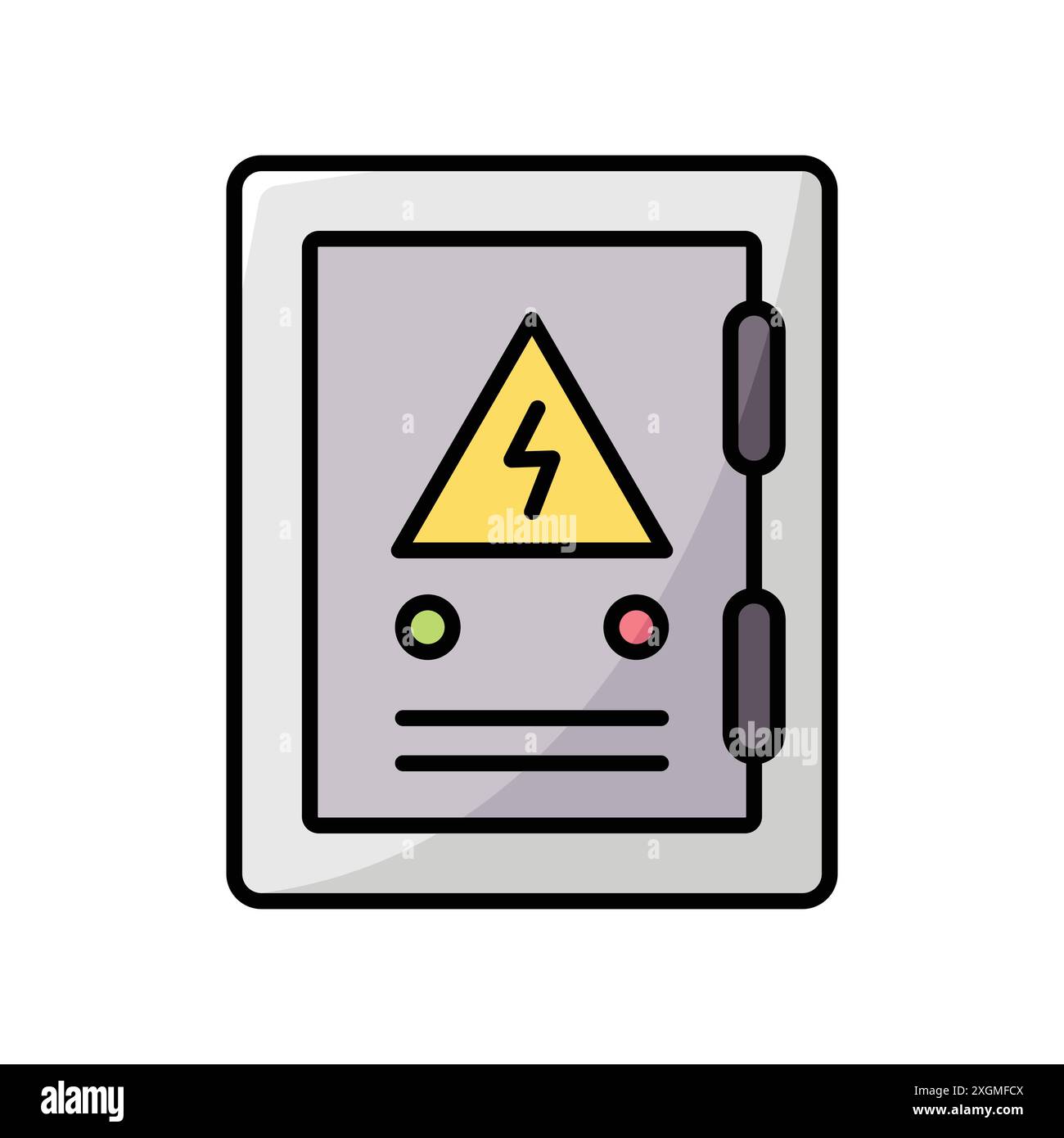 electrical panel icon vector design template in white background Stock ...