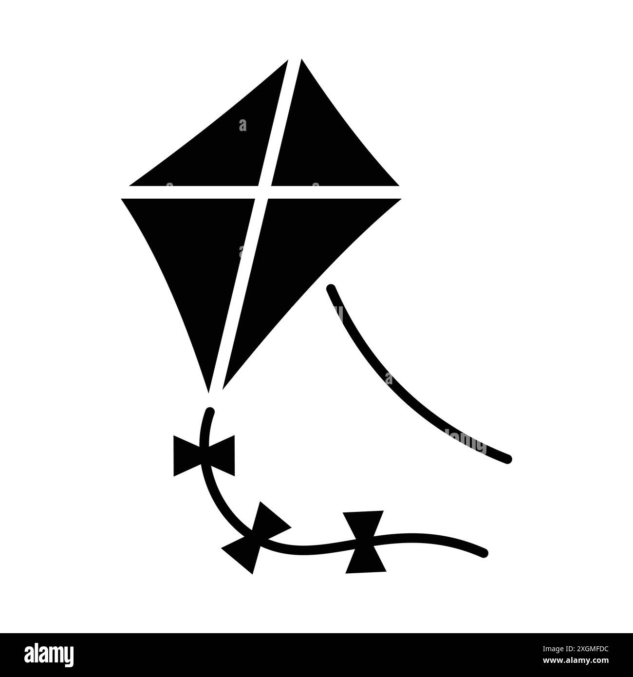 kite icon vector design template in white background Stock Vector Image ...