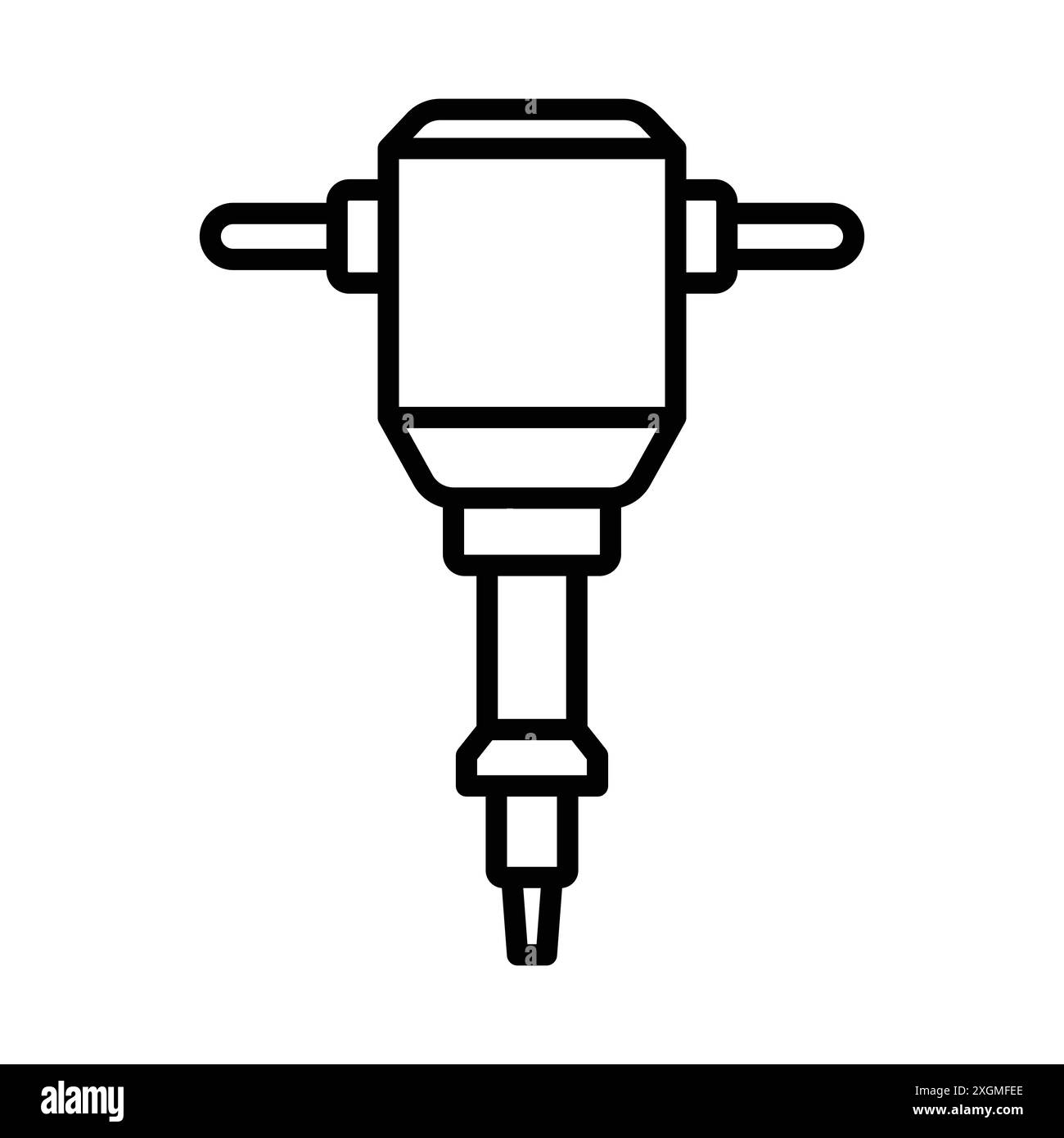 jack hammer icon vector design template in white background Stock ...