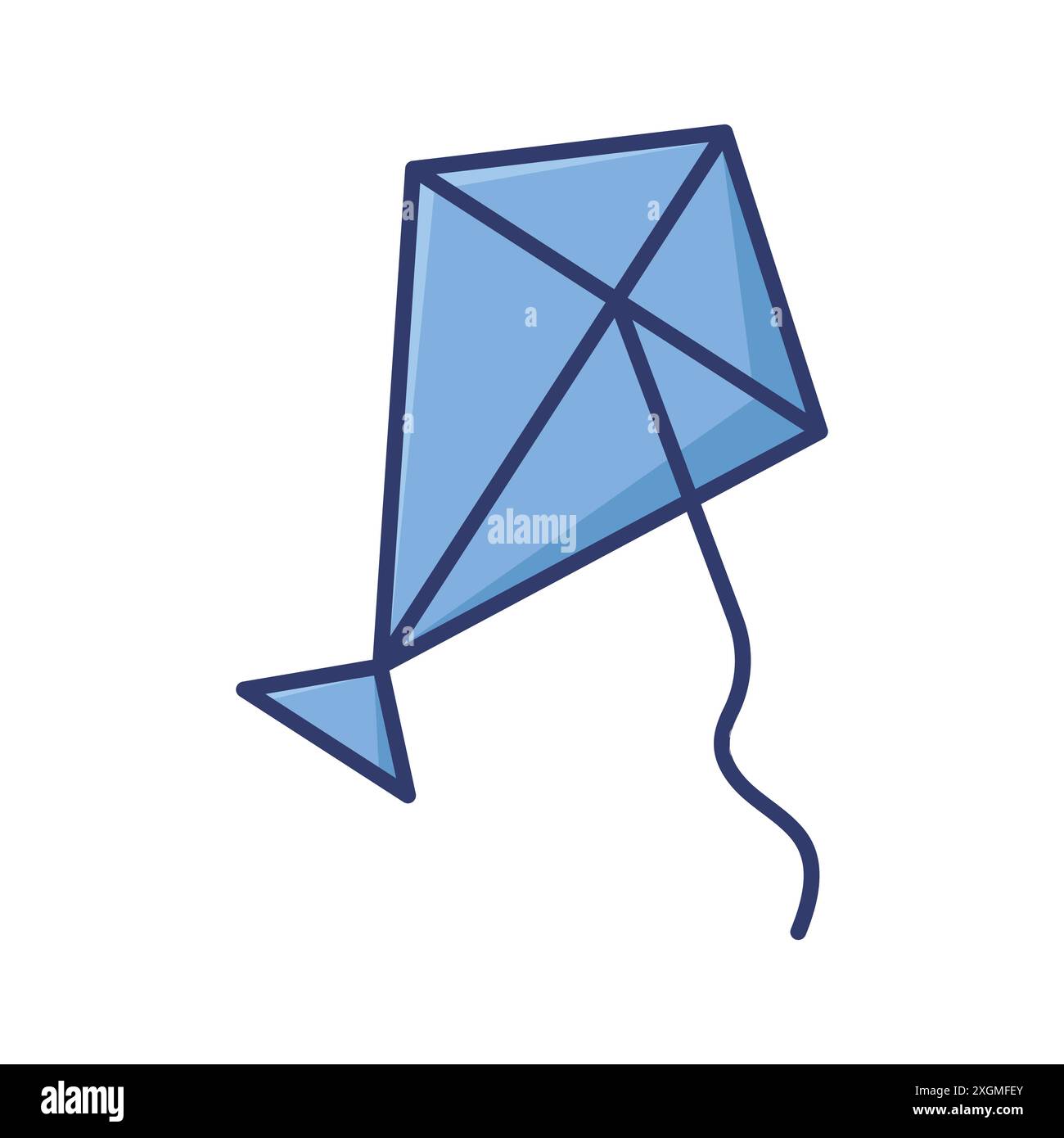 kite icon vector design template in white background Stock Vector Image ...