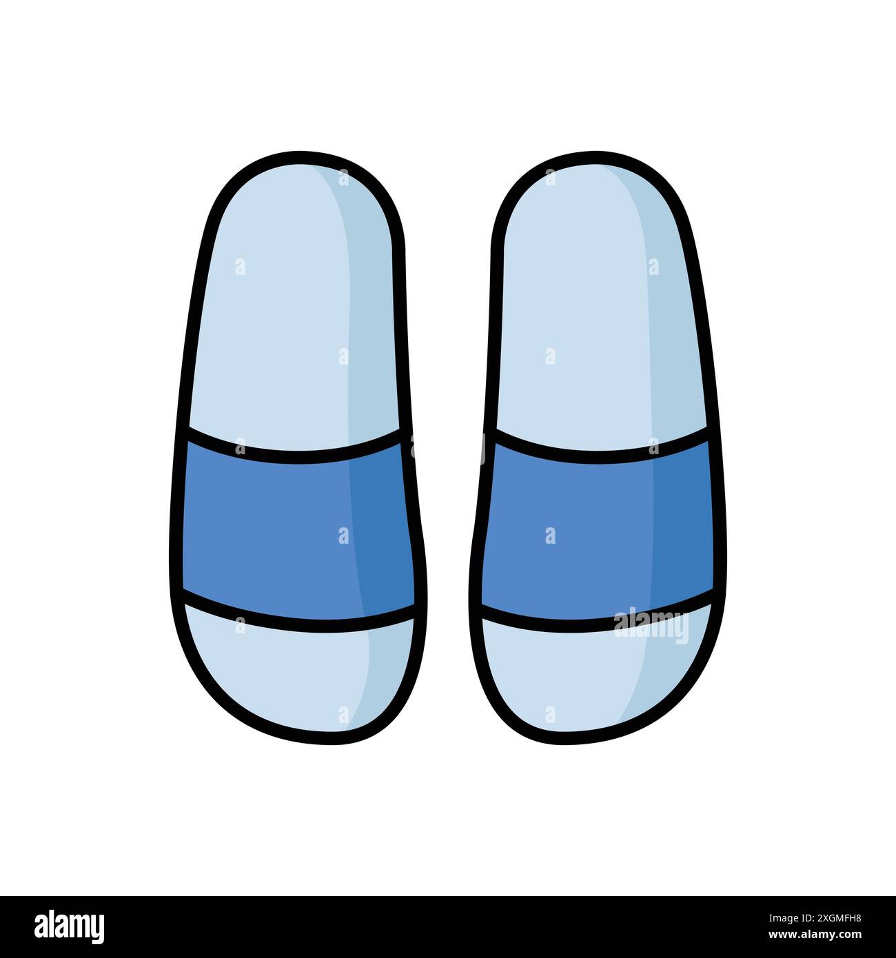 flip flop icon vector design template in white background Stock Vector ...