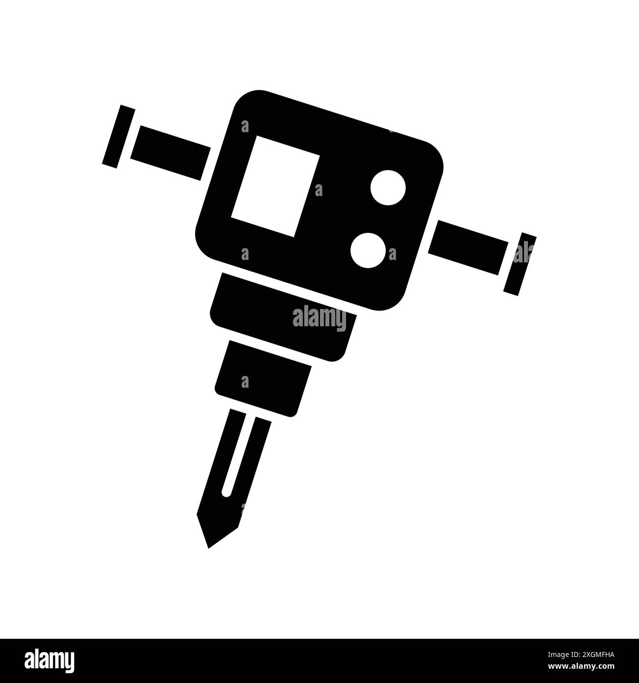 jack hammer icon vector design template in white background Stock ...