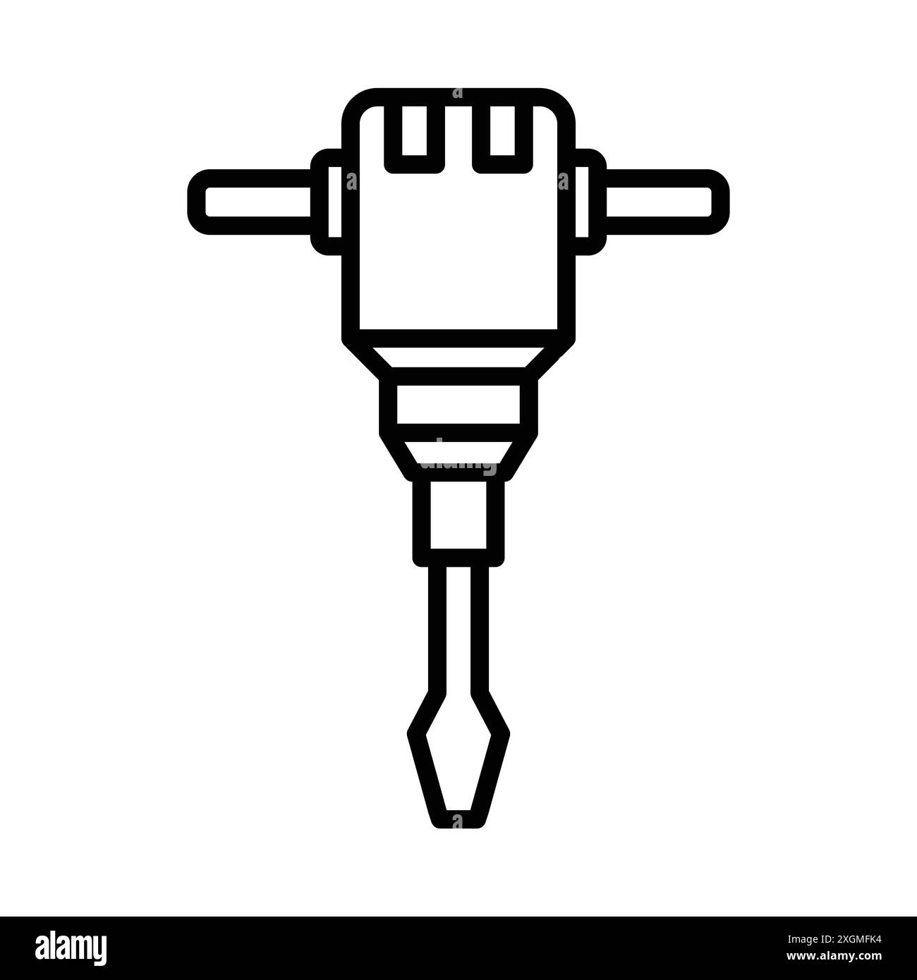 jack hammer icon vector design template in white background Stock ...