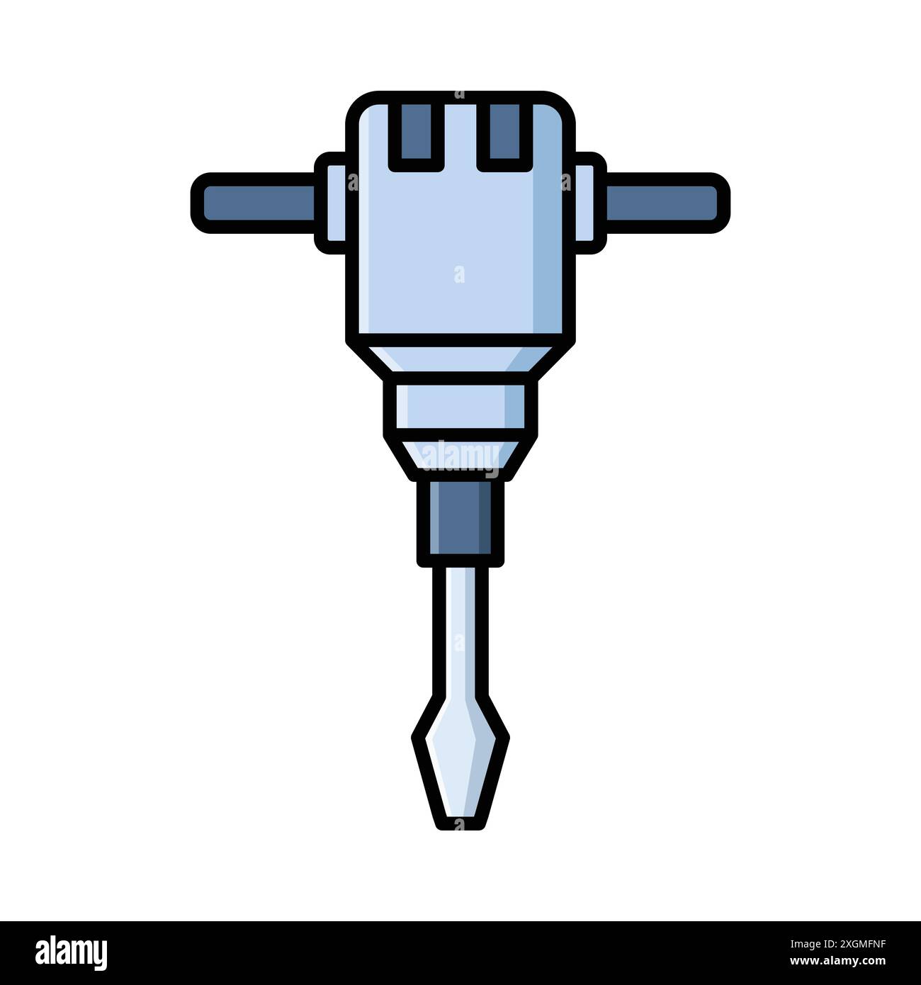 jack hammer icon vector design template in white background Stock ...