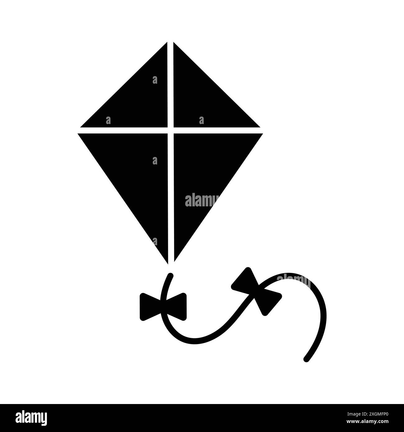 kite icon vector design template in white background Stock Vector Image ...