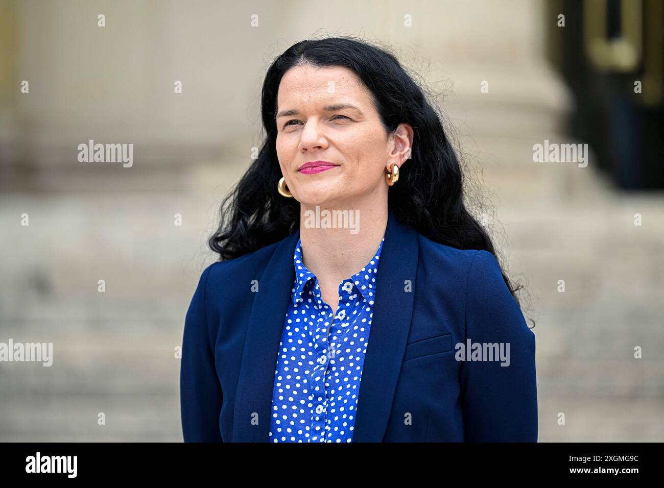 Paris, France. 09th July, 2024. Melanie Thomin during a welcoming day ...