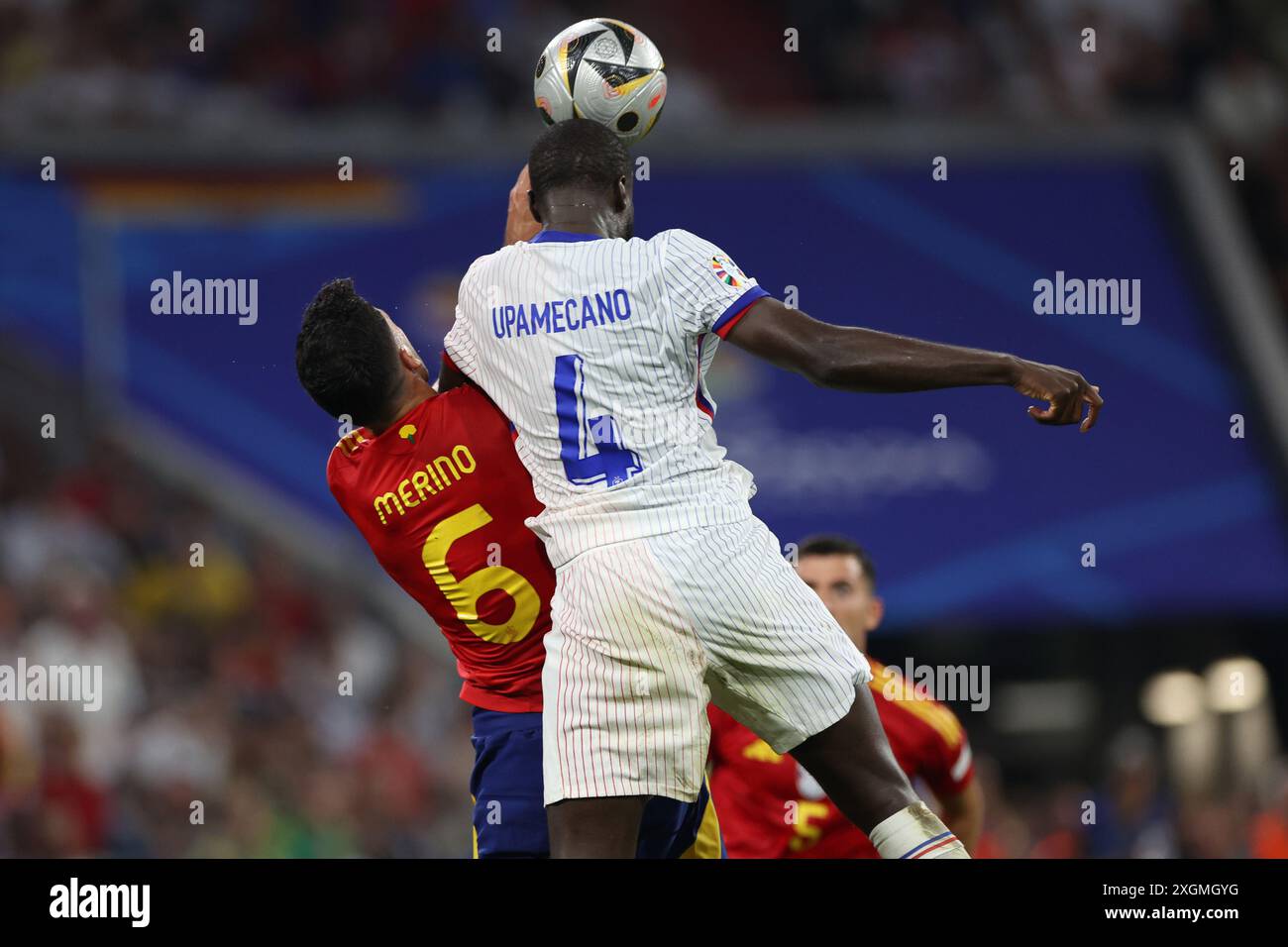 Munich , Germany 09.07.2024: Merino, Ferland Mendy of France during the ...