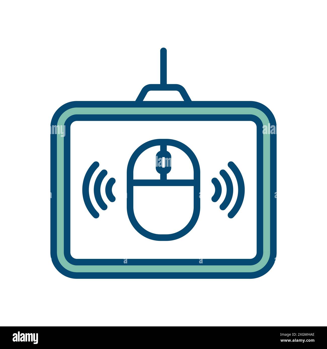 mouse pad icon vector design template in white background Stock Vector ...