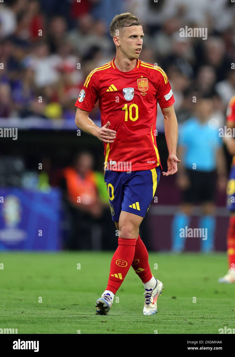 MUNICH, GERMANY - JULY 09: Dani Olmo of Spain during the UEFA EURO 2024 ...