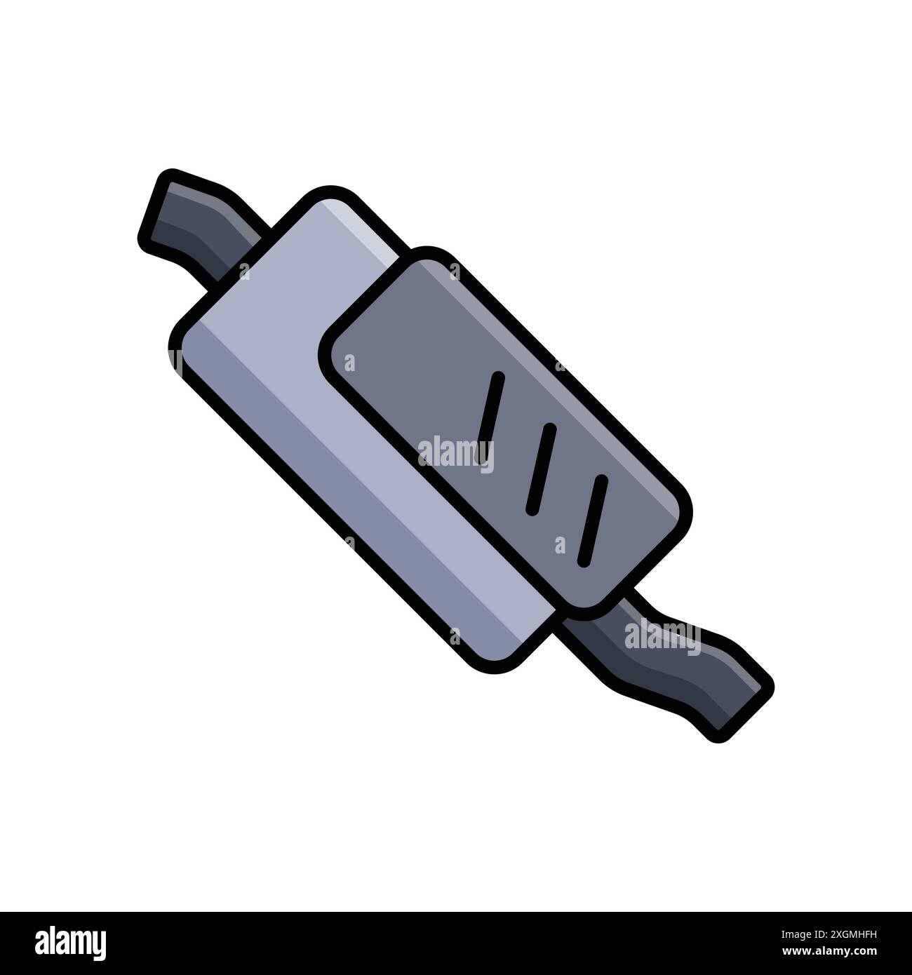 muffler icon vector design template in white background Stock Vector ...
