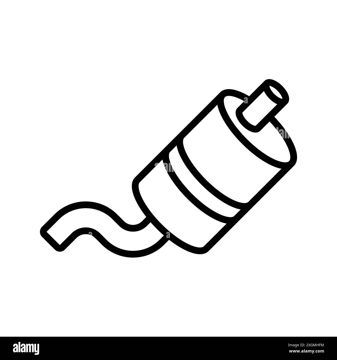 muffler icon vector design template in white background Stock Vector ...