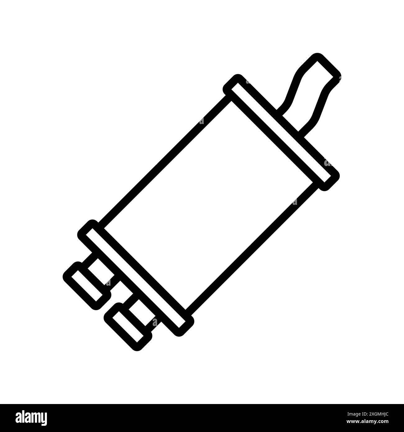 Automobile muffler Black and White Stock Photos & Images - Alamy