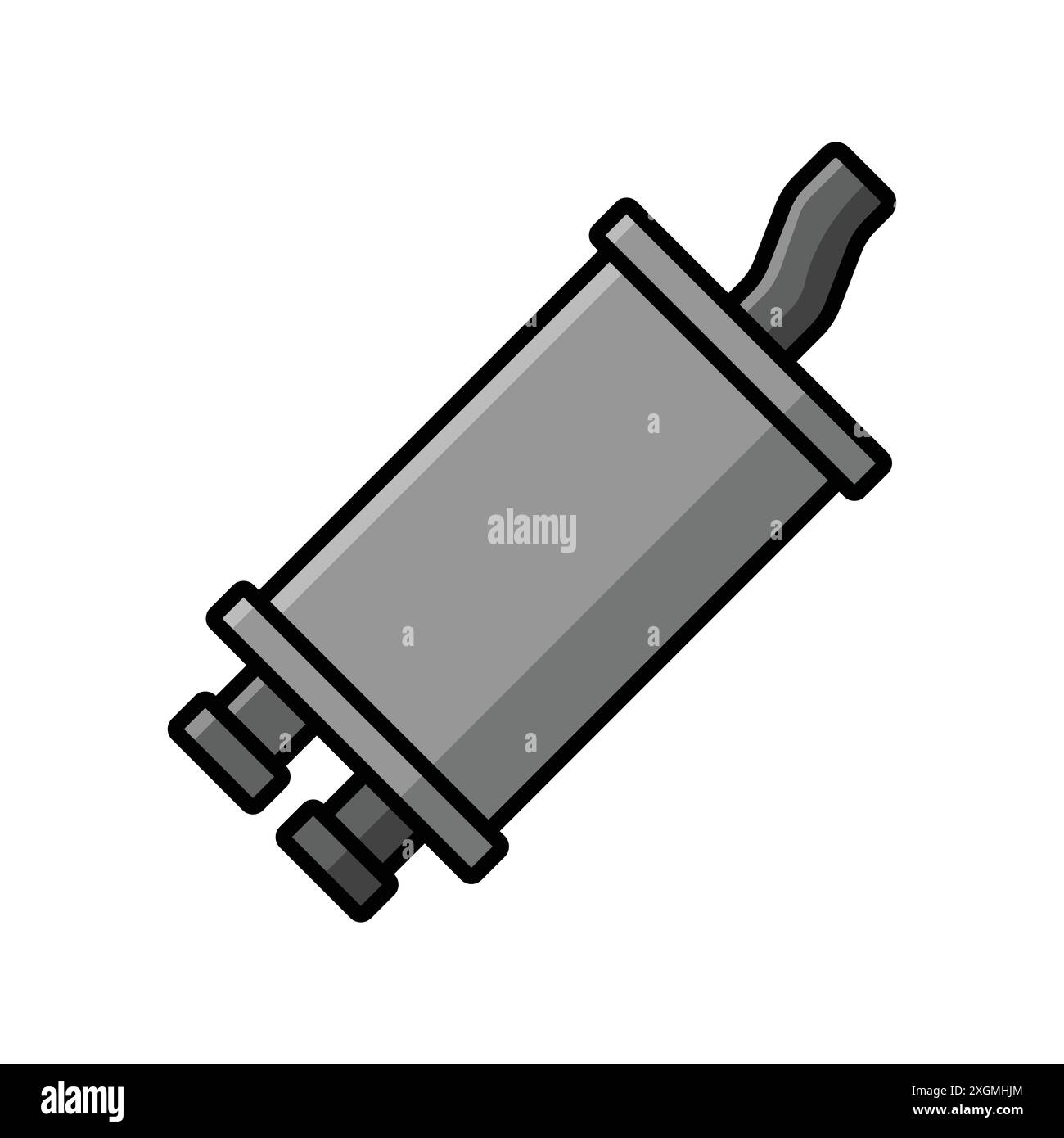 muffler icon vector design template in white background Stock Vector ...
