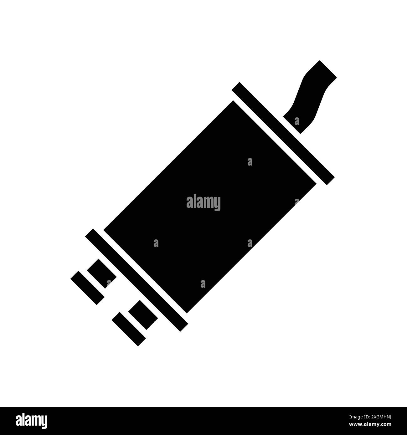 muffler icon vector design template in white background Stock Vector ...