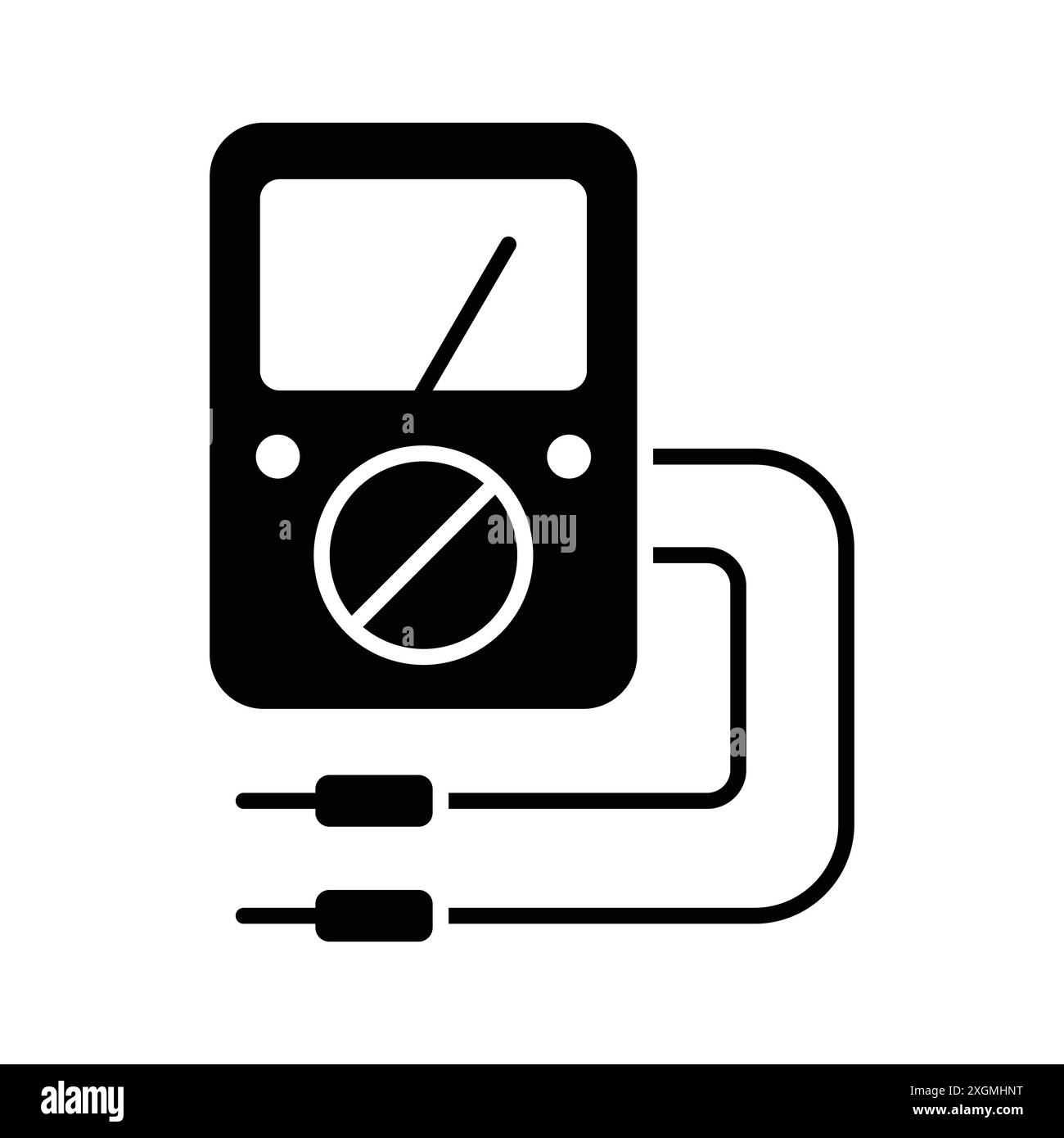multimeter icon vector design template in white background Stock Vector ...
