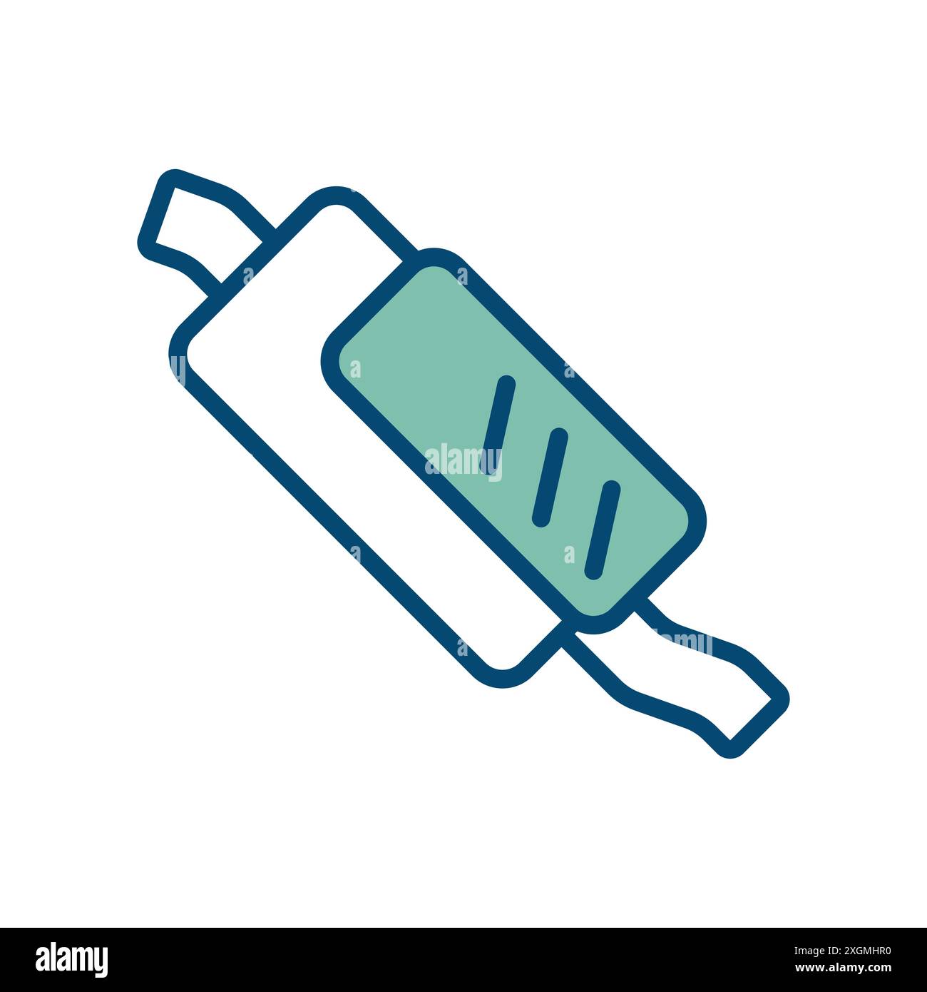 muffler icon vector design template in white background Stock Vector ...