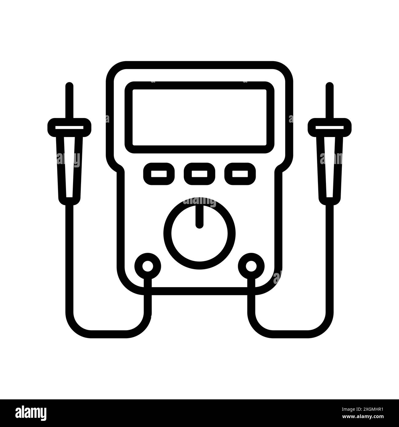 multimeter icon vector design template in white background Stock Vector ...