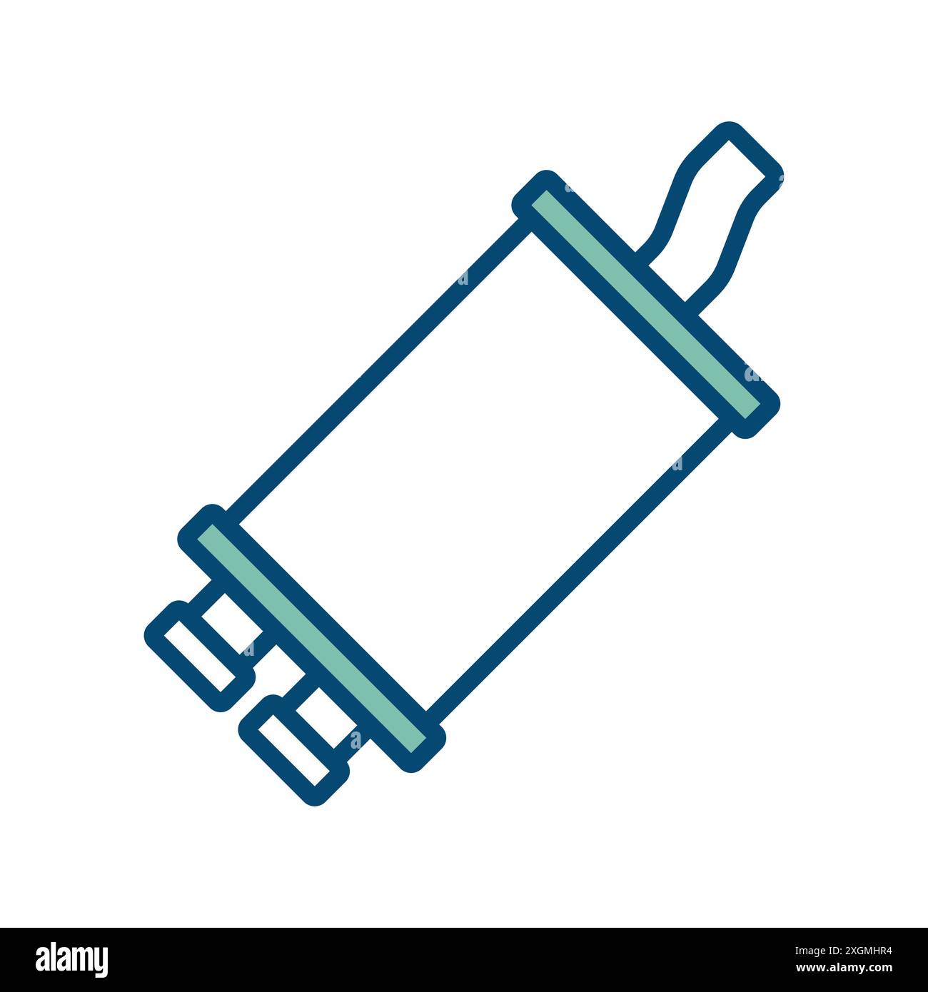 muffler icon vector design template in white background Stock Vector ...