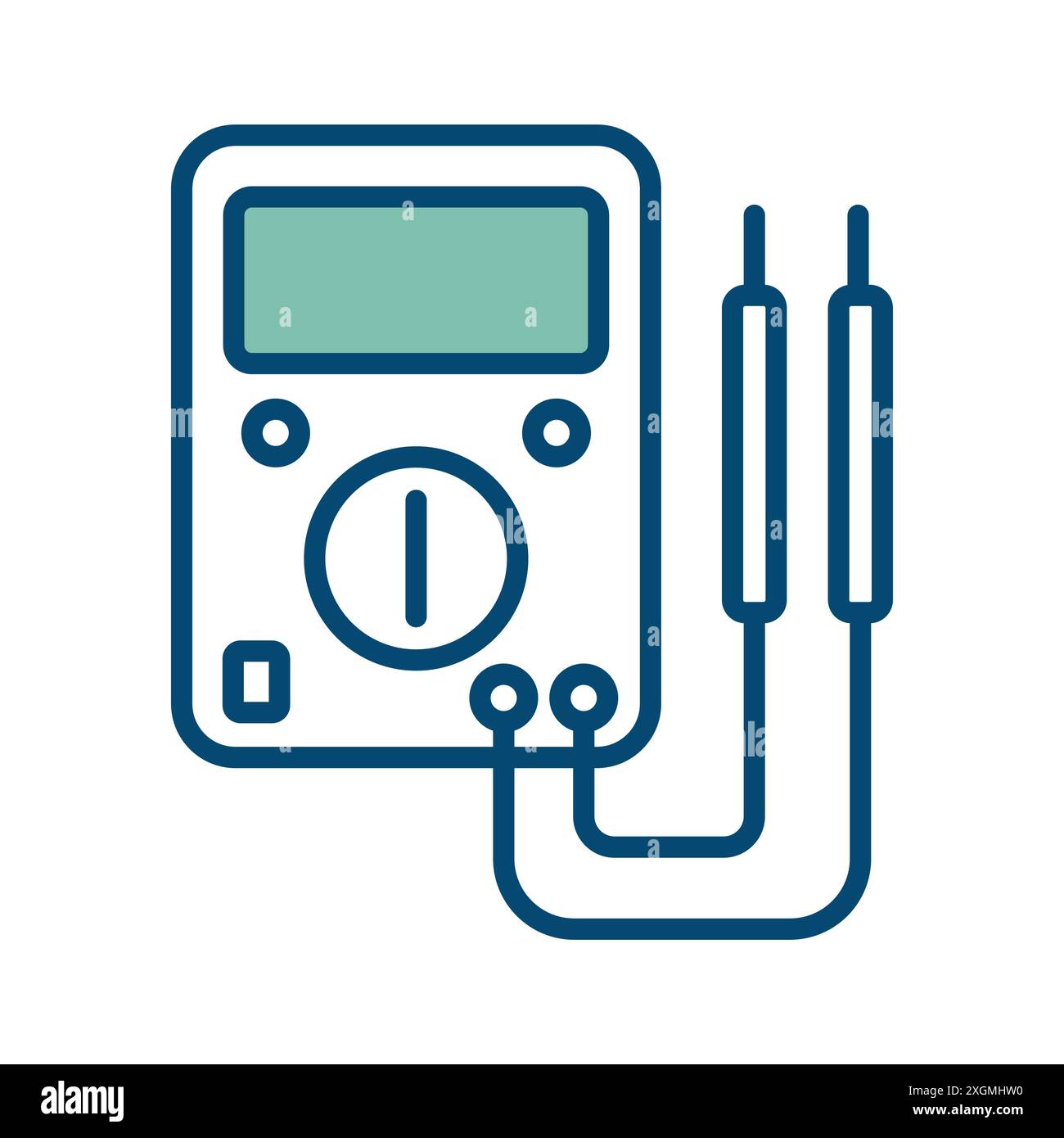 multimeter icon vector design template in white background Stock Vector ...