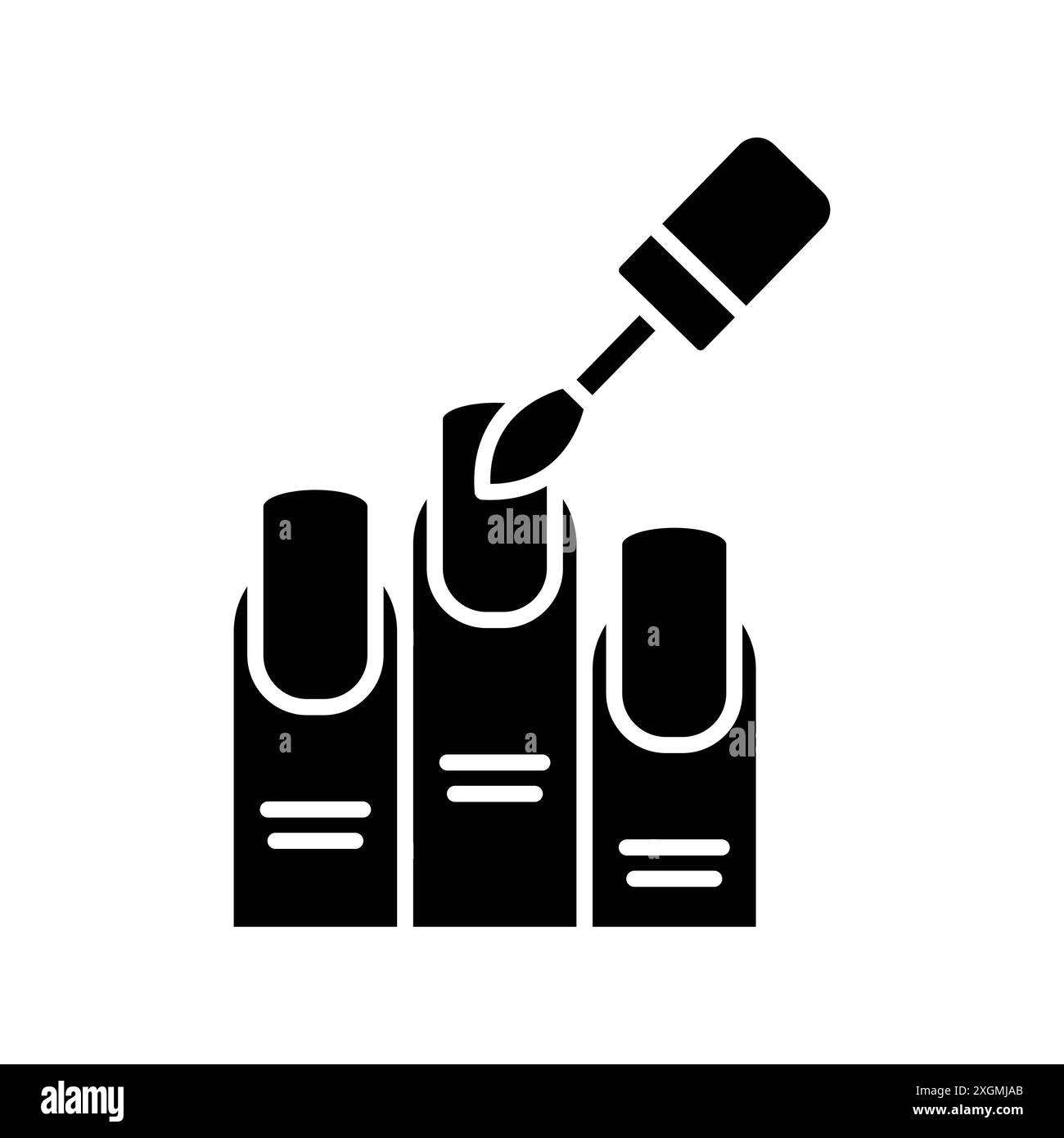nails icon vector design template in white background Stock Vector ...