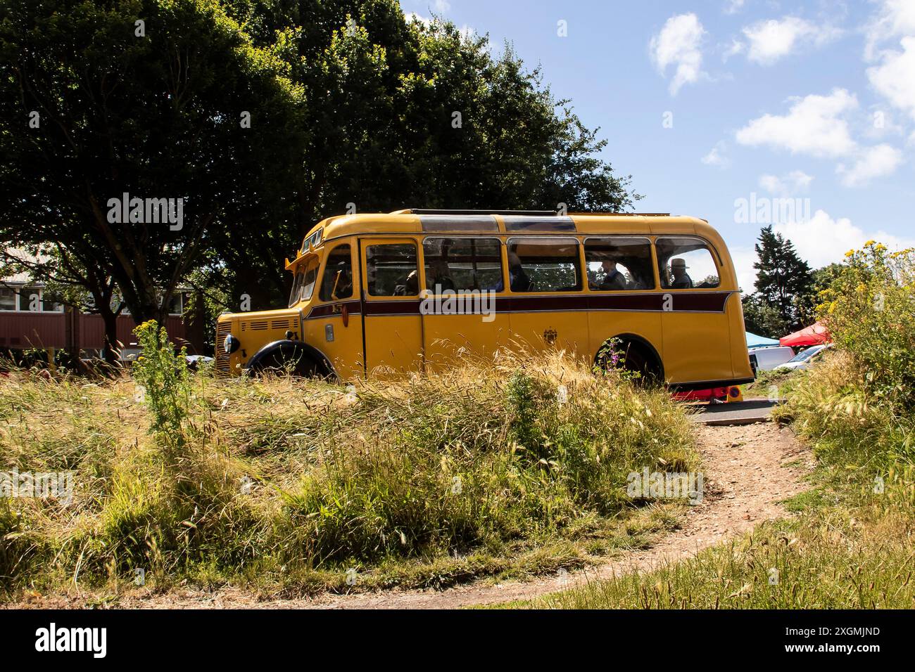 Bournemouth Bus Rally 2024 held at Kings Park, a display and rides on ...