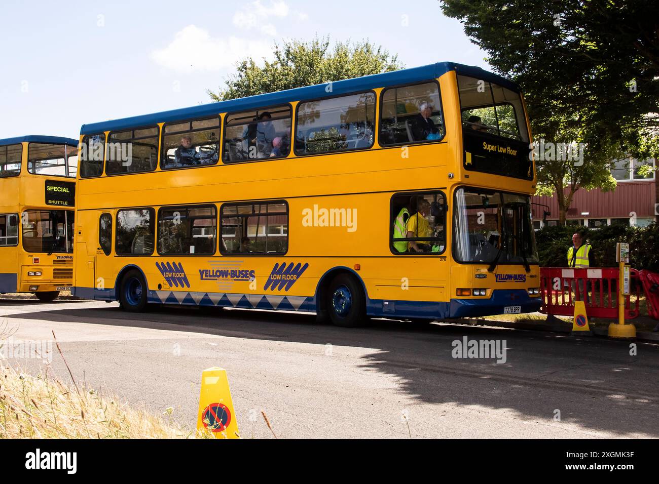Bournemouth Bus Rally 2024 held at Kings Park, a display and rides on ...