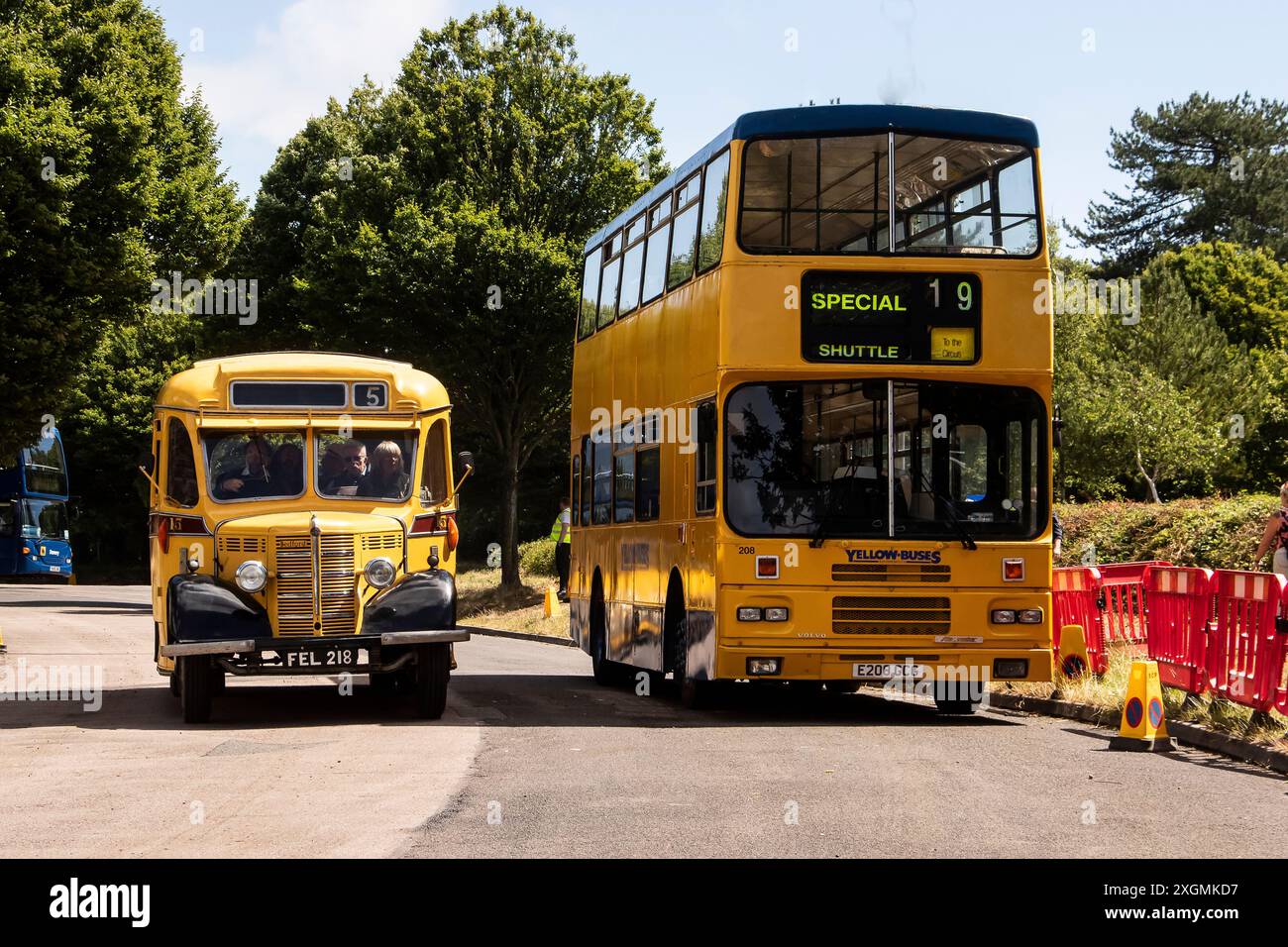 Bournemouth Bus Rally 2024 held at Kings Park, a display and rides on ...
