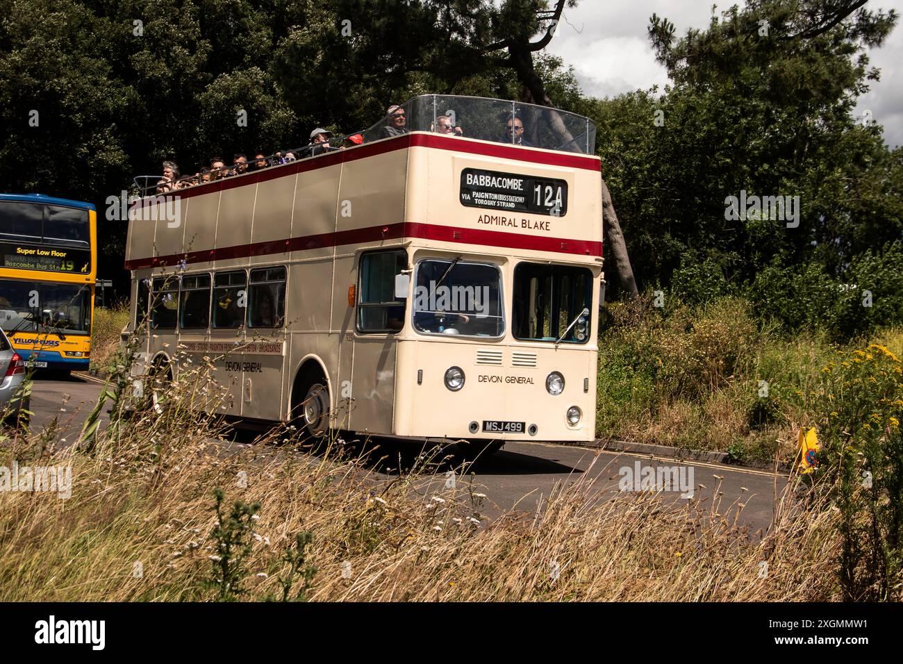 Bournemouth Bus Rally 2024 held at Kings Park, a display and rides on ...