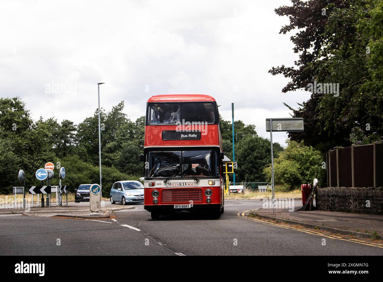 Bournemouth Bus Rally 2024 held at Kings Park, a display and rides on ...