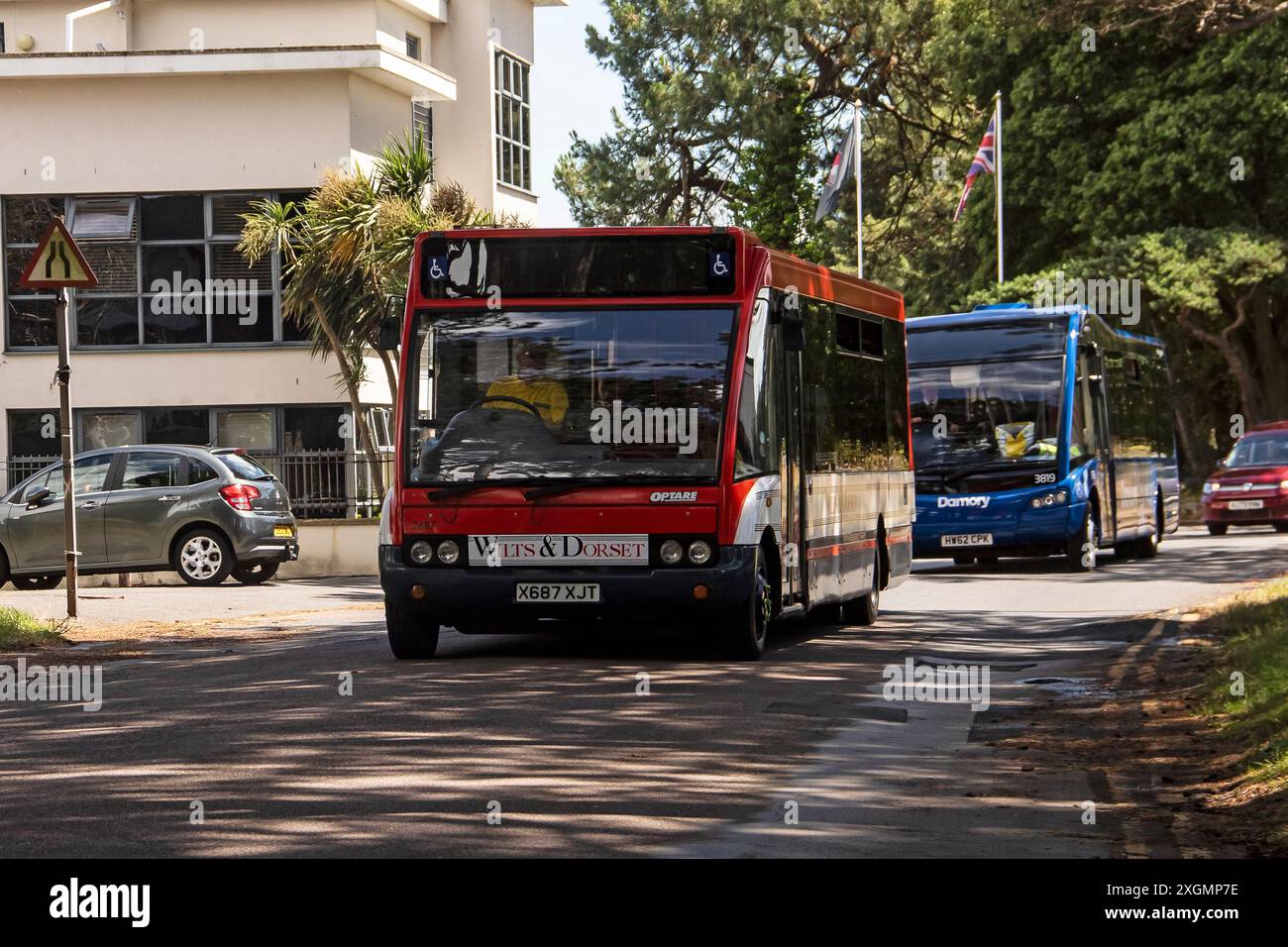 Bournemouth Bus Rally 2024 held at Kings Park, a display and rides on ...