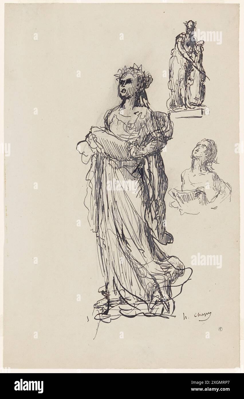 Chapu, Henri Michel Antoine Stock Photo - Alamy