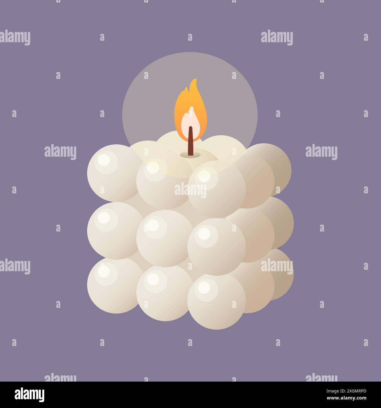 Scented soy wax candle hand hi-res stock photography and images - Alamy