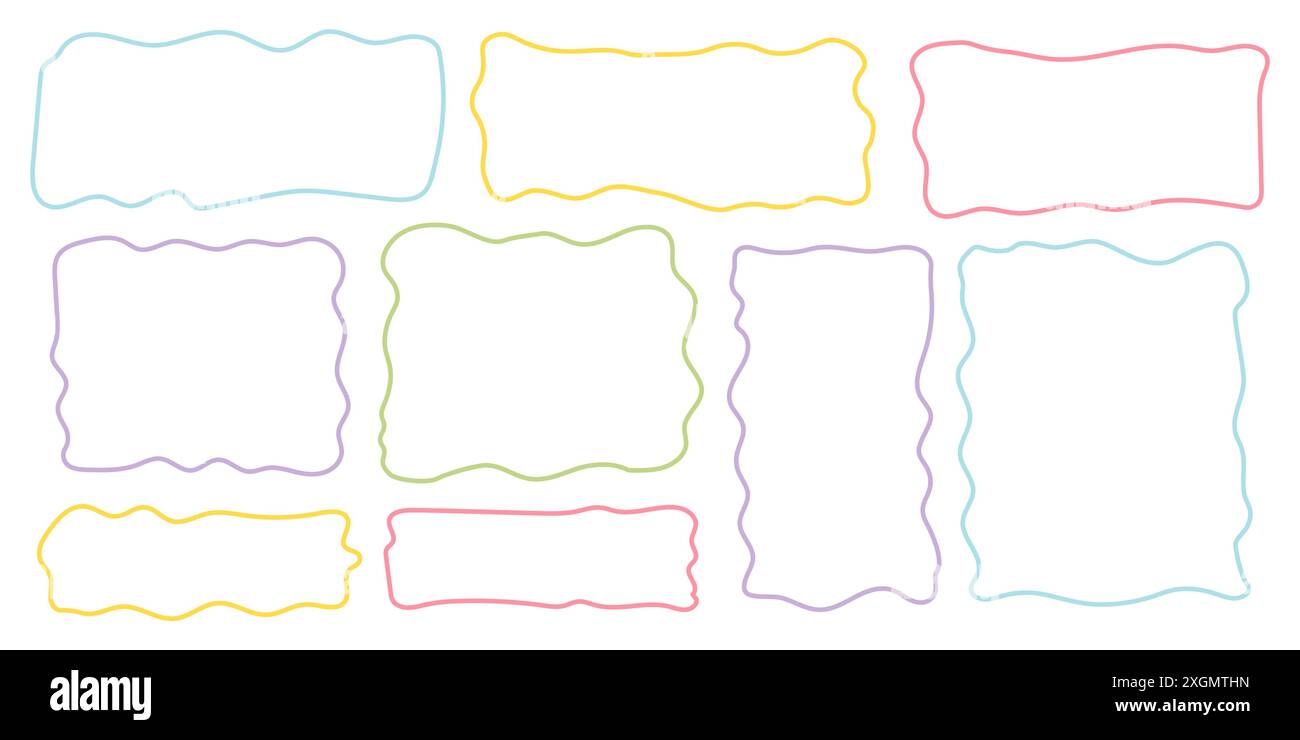 Set rectangle and square paper quote frames, quote text box, empty form ...