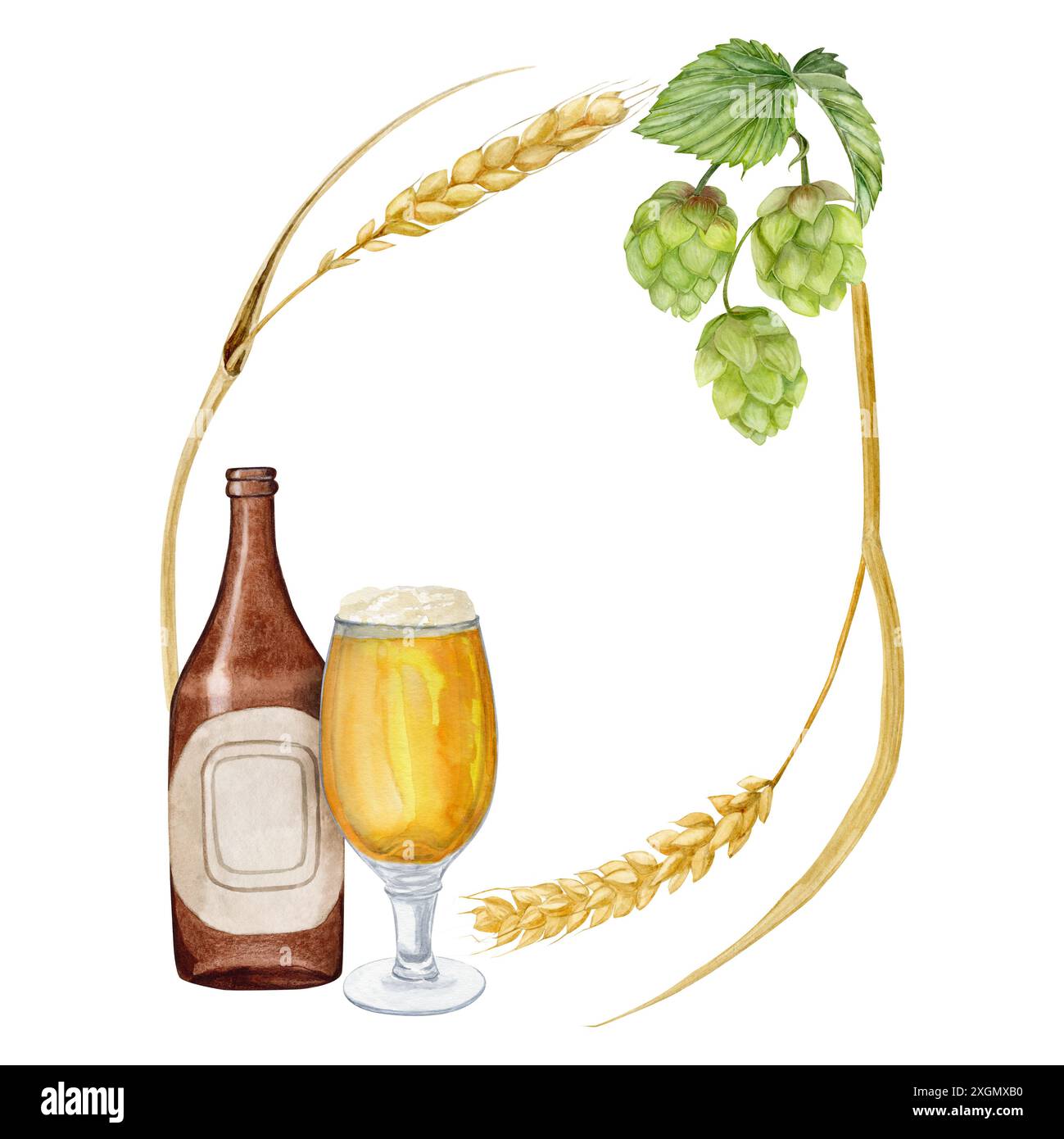 Beer frame clipart Cut Out Stock Images & Pictures - Alamy