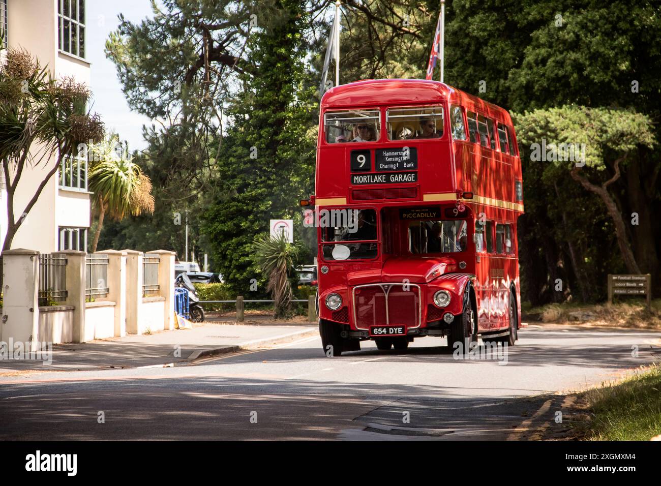 Bournemouth Bus Rally 2024 held at Kings Park, a display and rides on ...