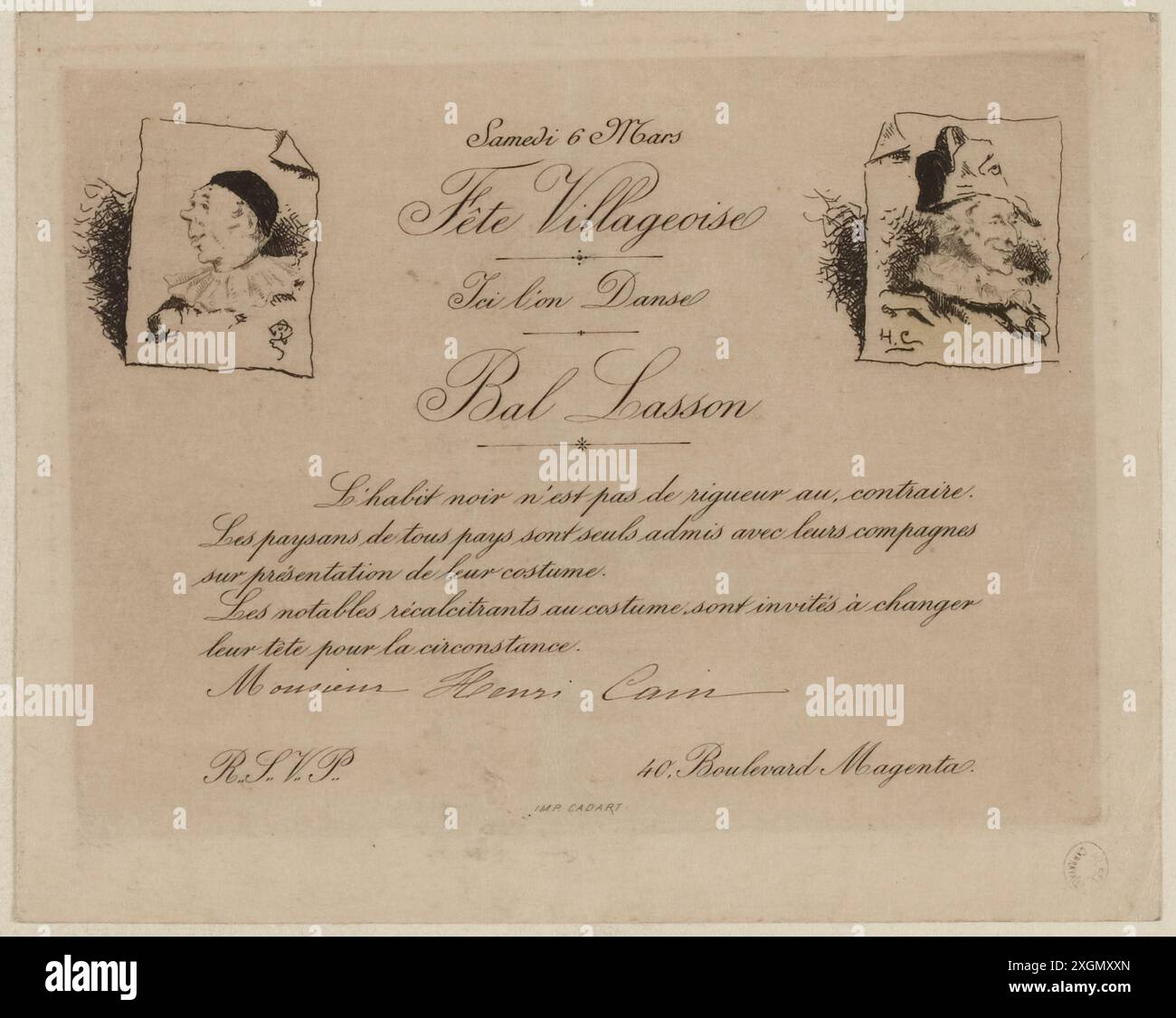 Alfred cadart hi-res stock photography and images - Alamy