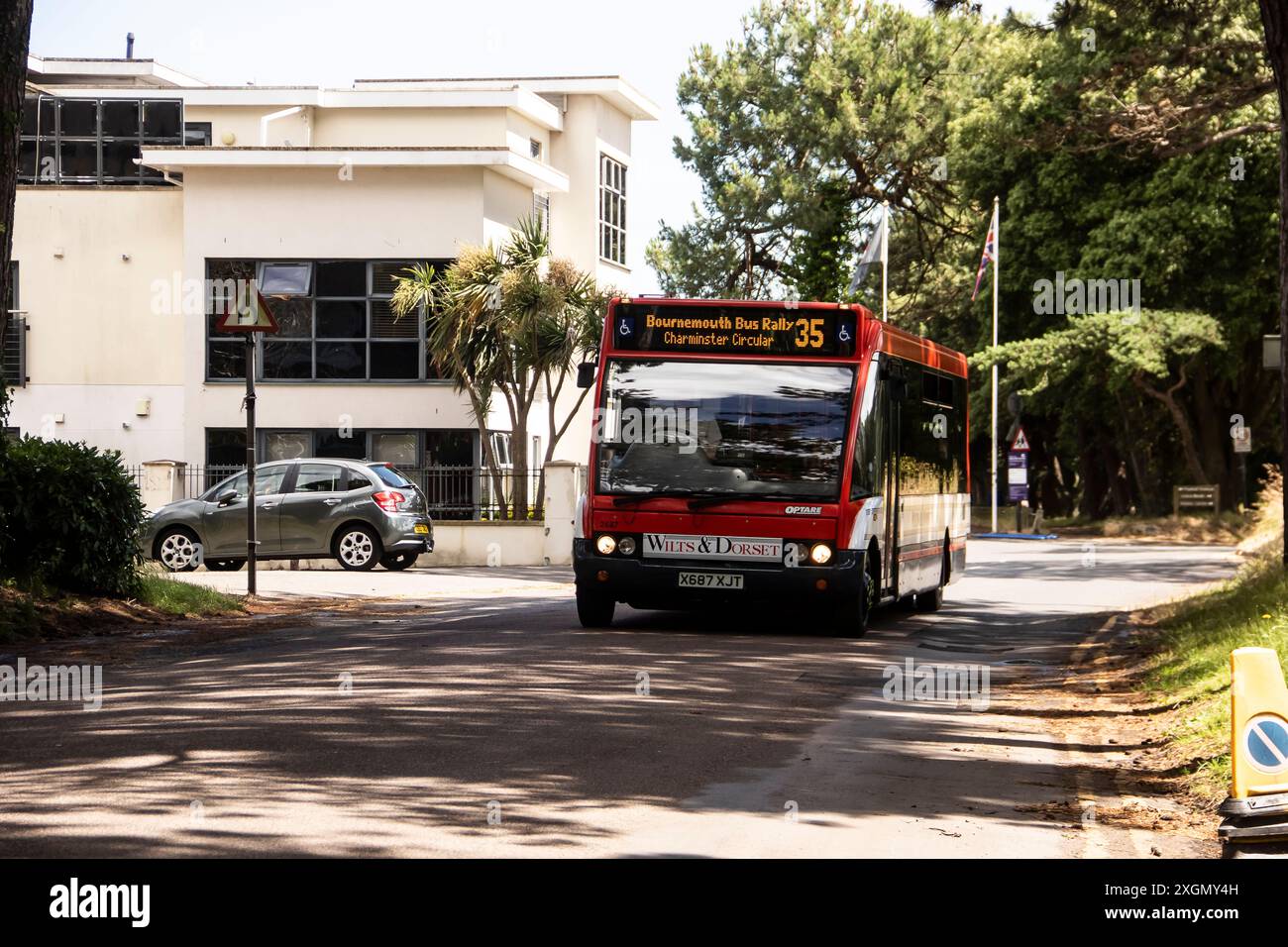 Bournemouth Bus Rally 2024 held at Kings Park, a display and rides on ...