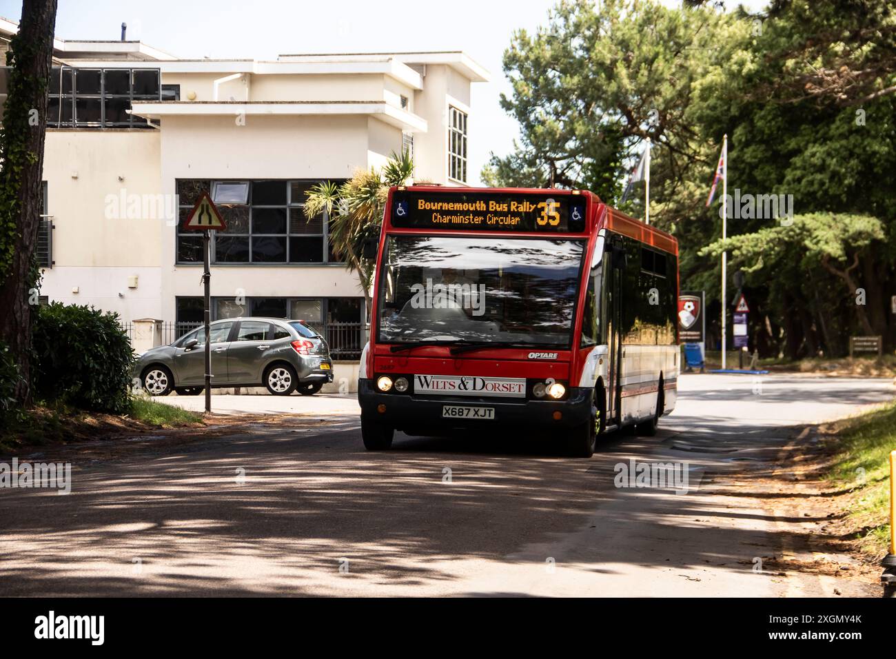 Bournemouth Bus Rally 2024 held at Kings Park, a display and rides on ...