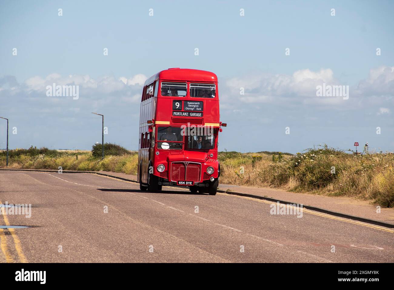 Bournemouth Bus Rally 2024 held at Kings Park, a display and rides on ...