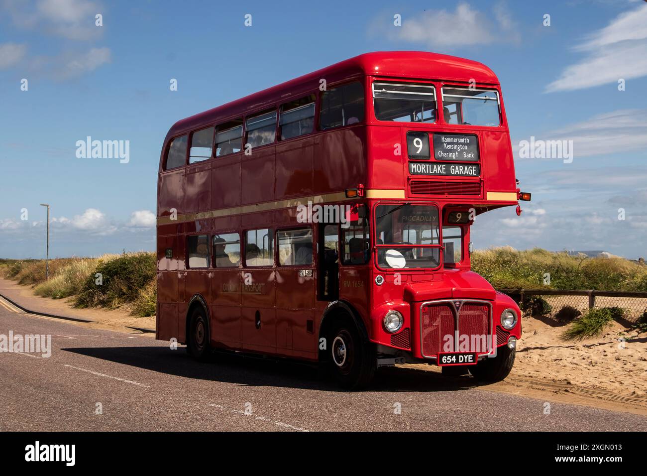 Bournemouth Bus Rally 2024 held at Kings Park, a display and rides on ...