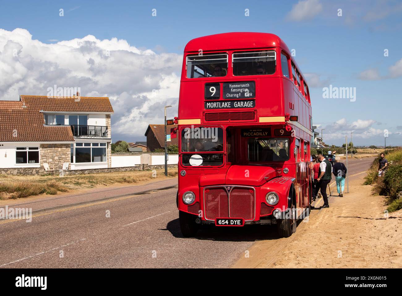 Bournemouth Bus Rally 2024 held at Kings Park, a display and rides on ...